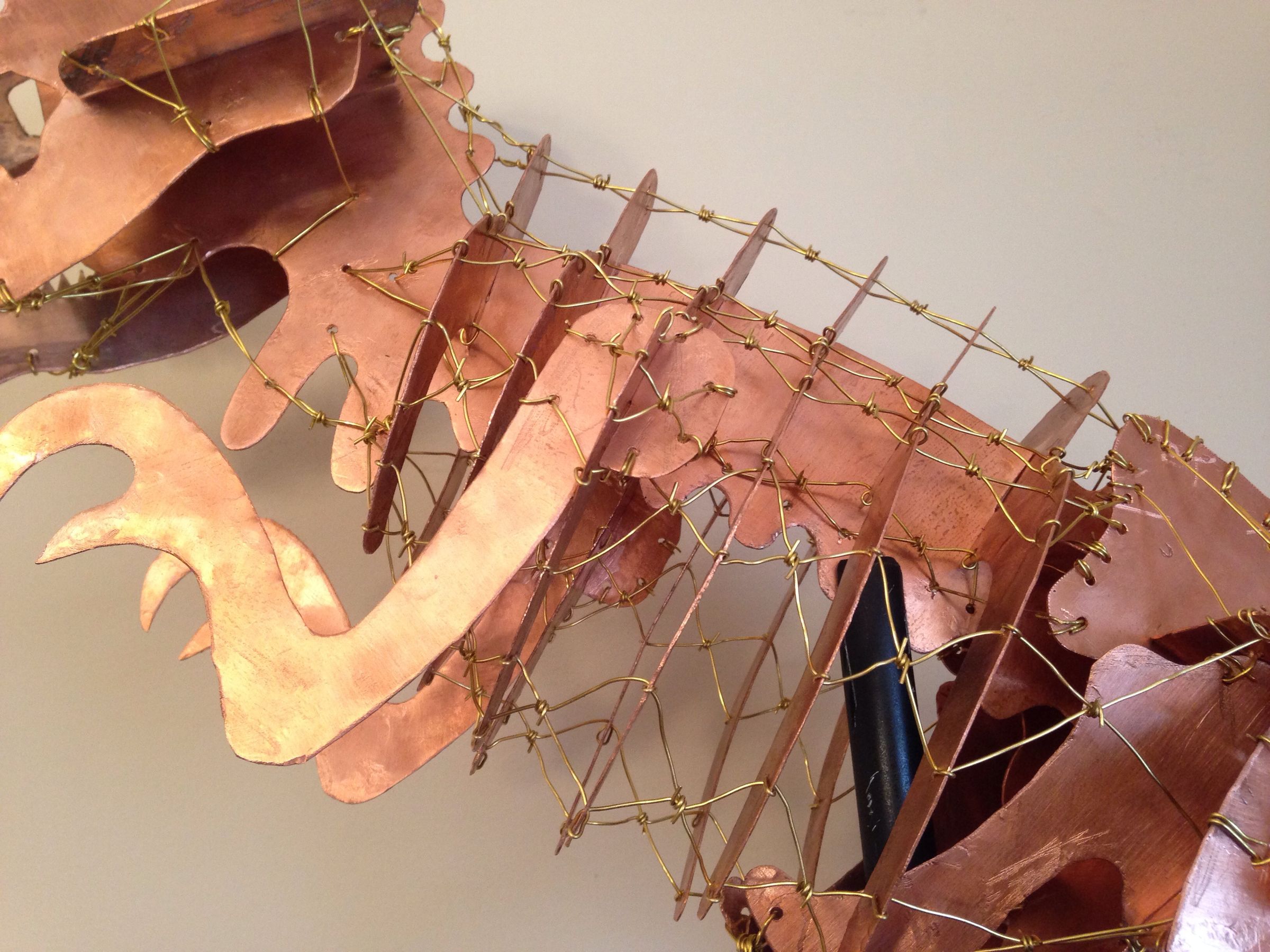 Wire Bound Sheet Metal Dinosaur Skeletons : 11 Steps - Instructables