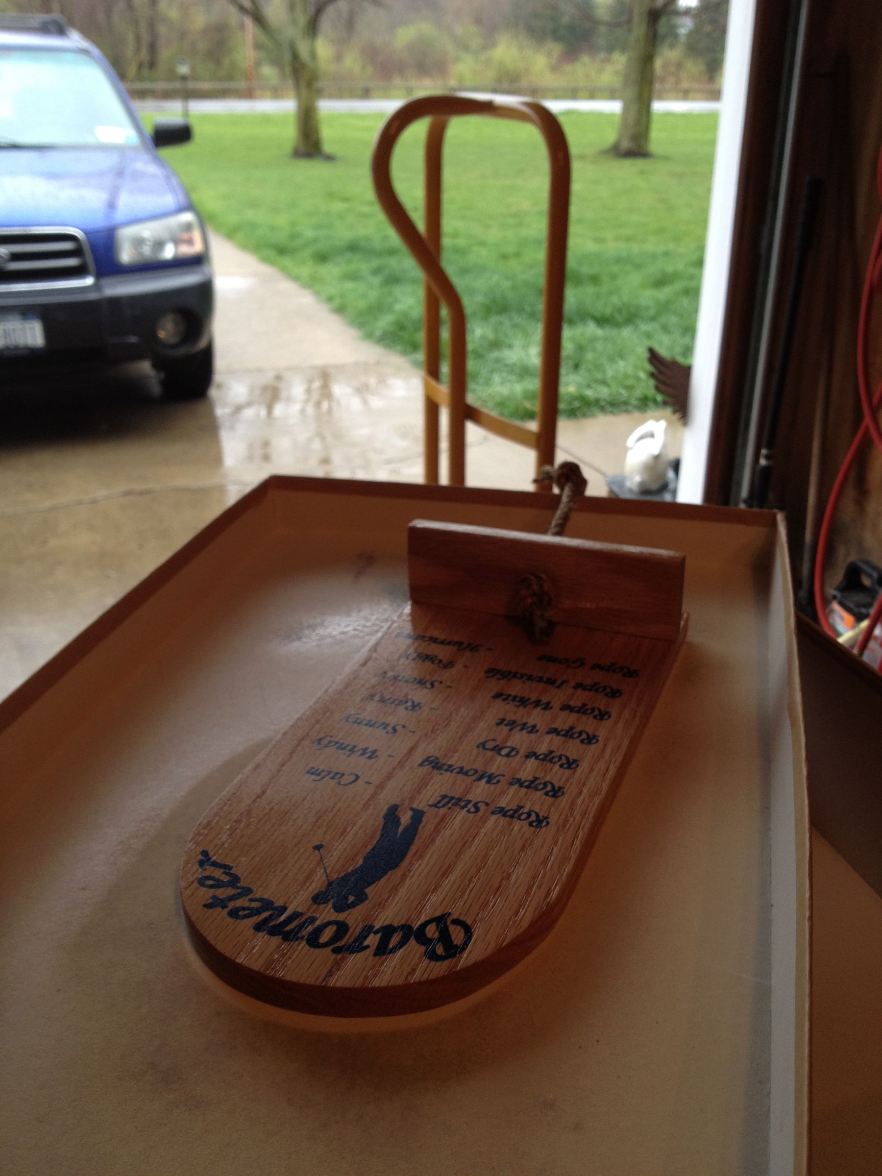 Humorous Rope Barometer : 5 Steps (with Pictures) - Instructables