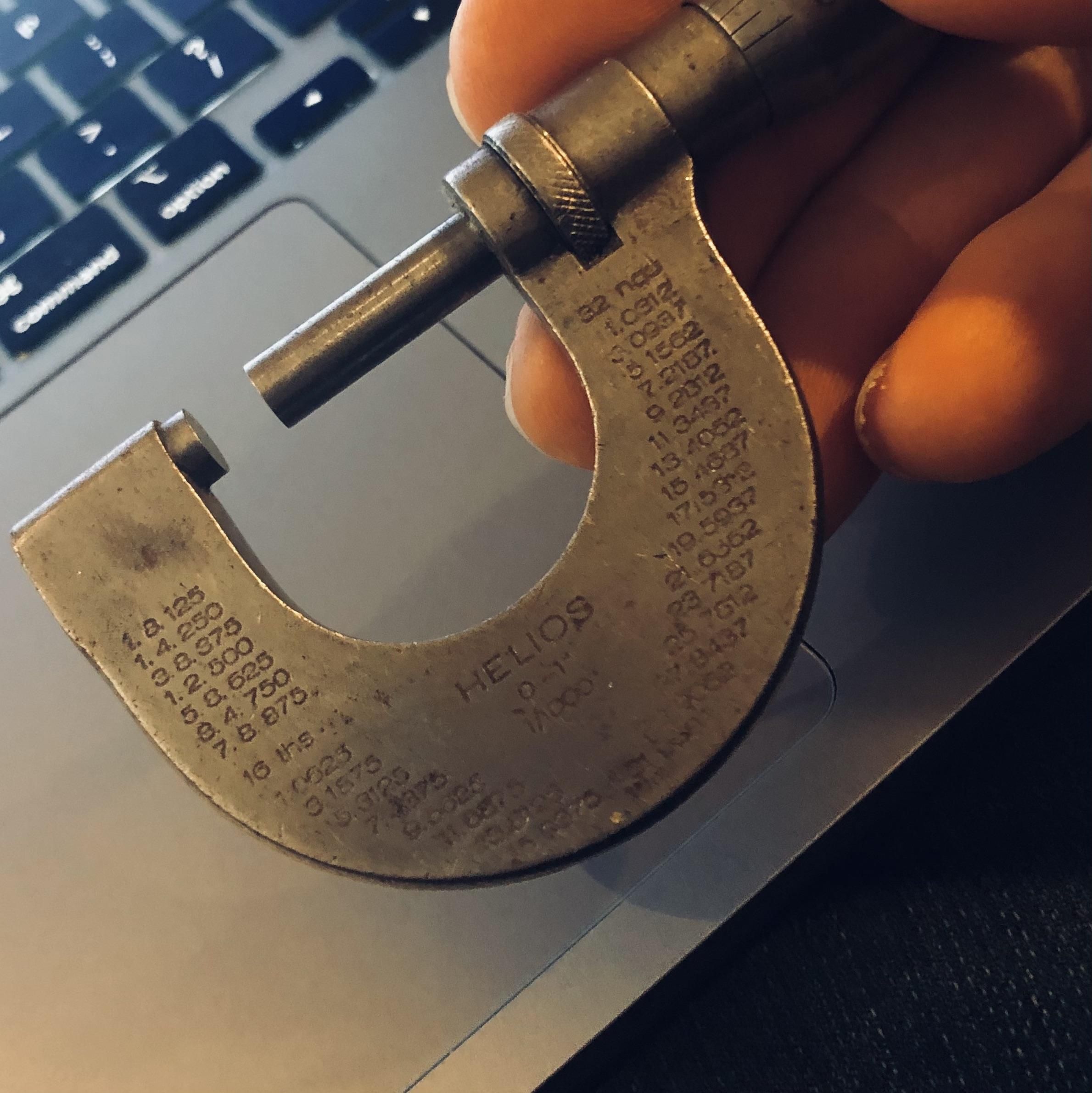 Evaluate, Repair and Adjust a Second-Hand Micrometer : 9 Steps ...