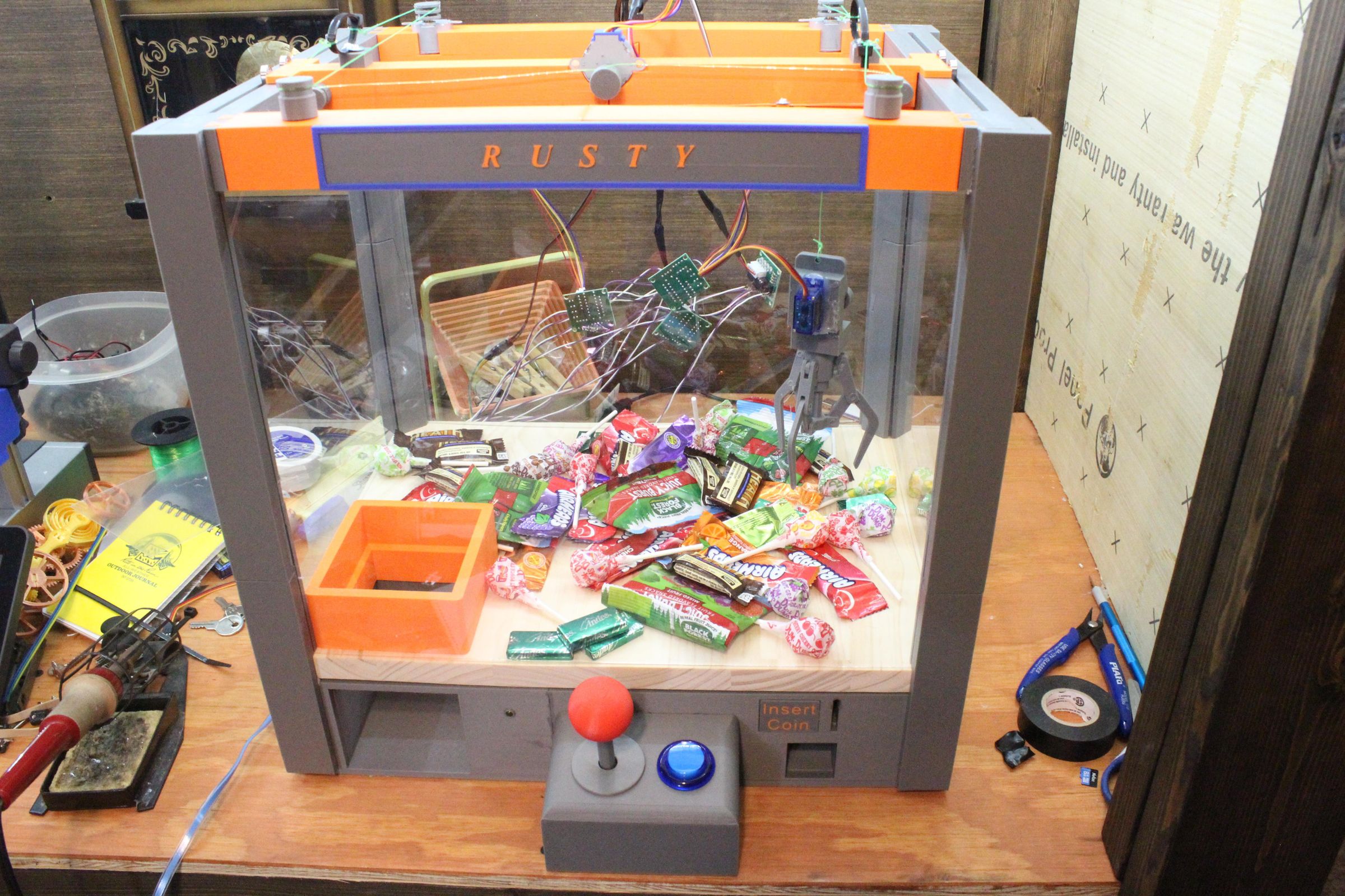 3D Printed Claw Machine : 7 Steps - Instructables