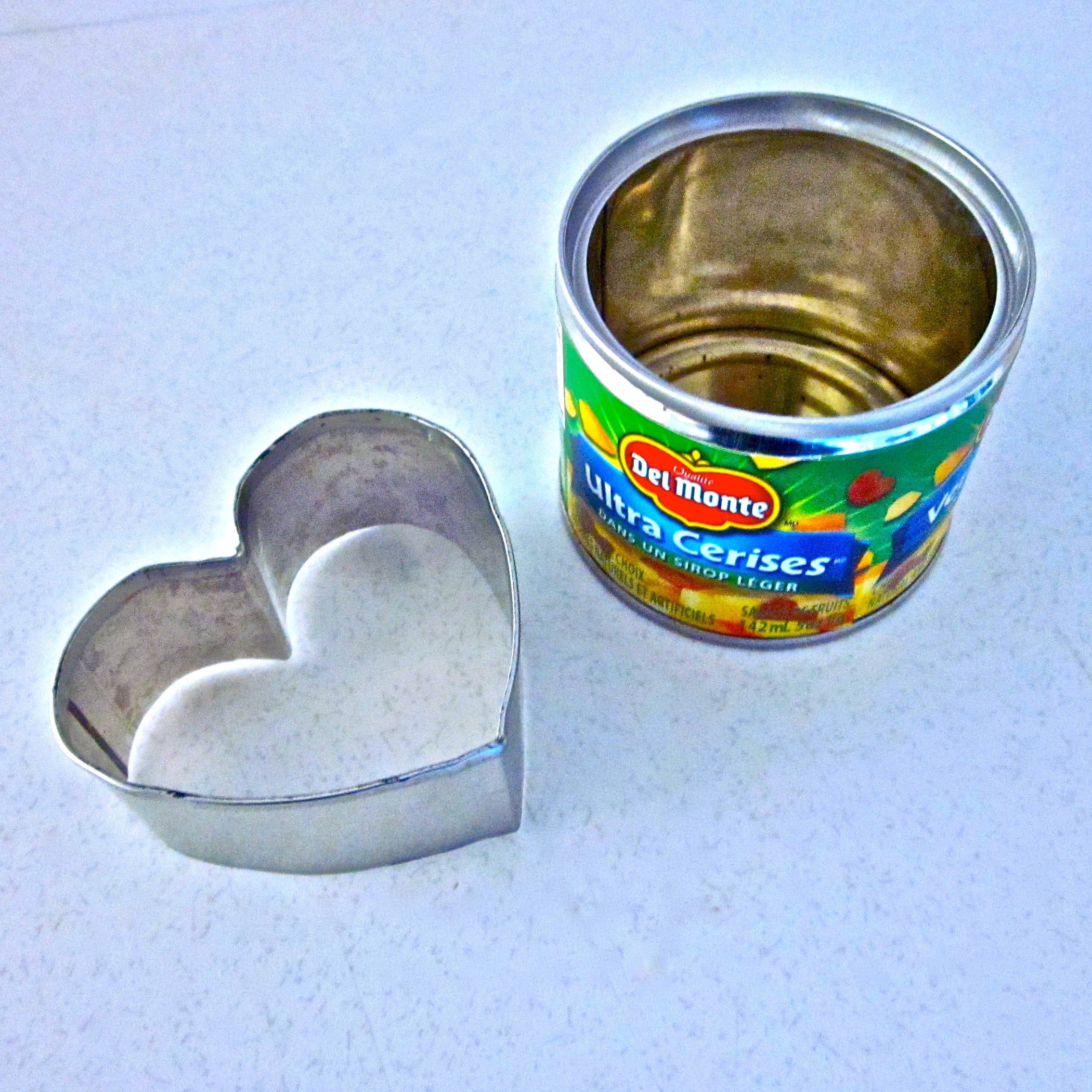 Heart Shaped Cookie Cutter From Tin Can : 3 Steps (with Pictures ...