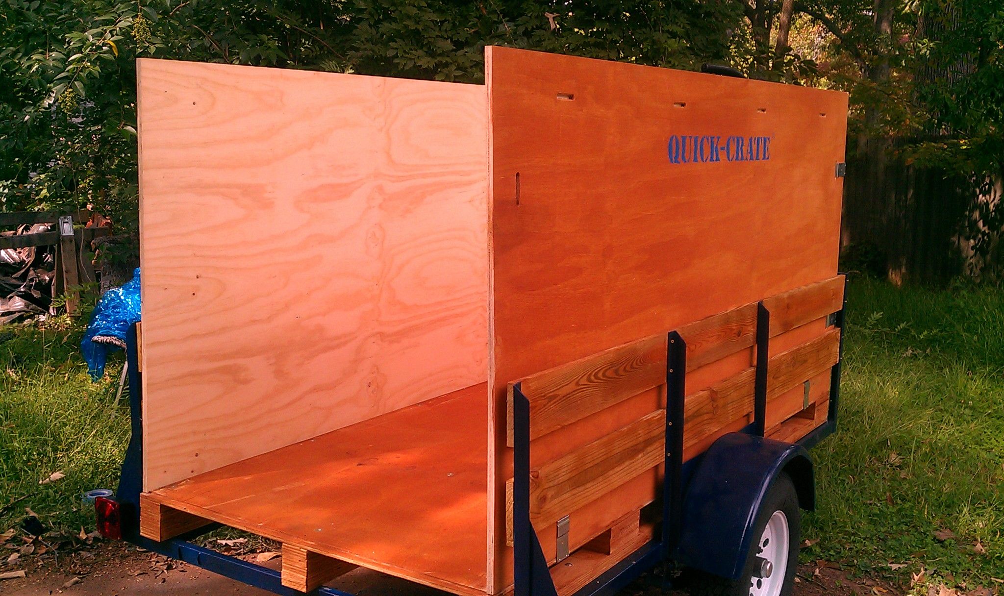 Quick-Crate Collapsible Utility Trailer : 6 Steps (with Pictures ...