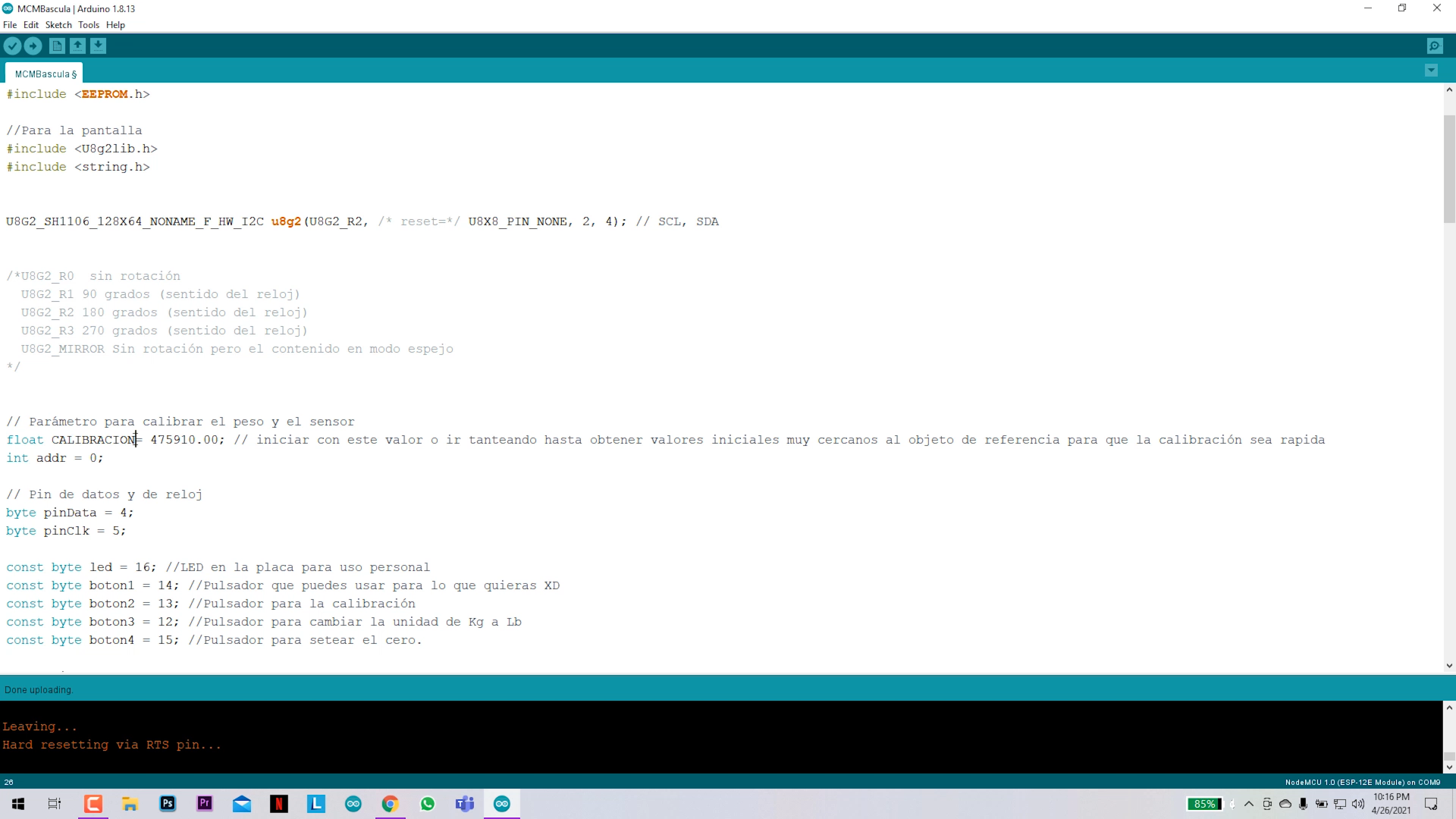 DIY Arduino Smart Digital Scale | ESP8266 + HX711 : 10 Steps (with ...