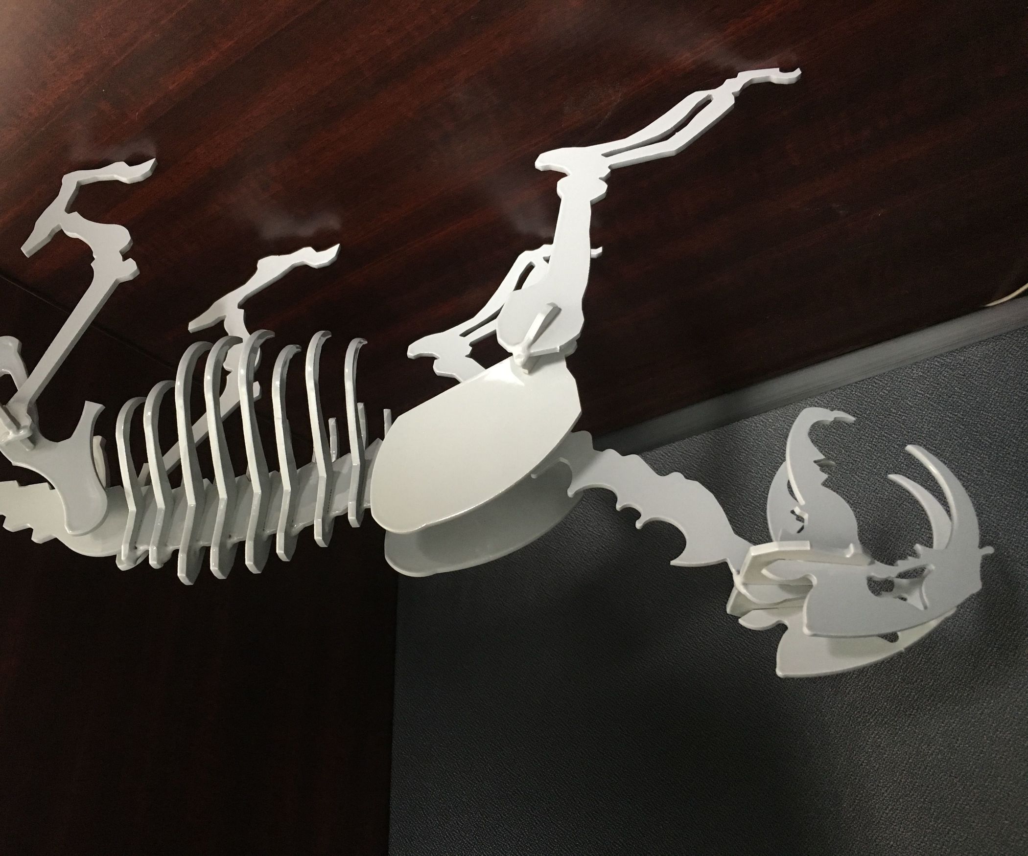 Aluminum Saber Skeleton Mini Model : 5 Steps (with Pictures ...