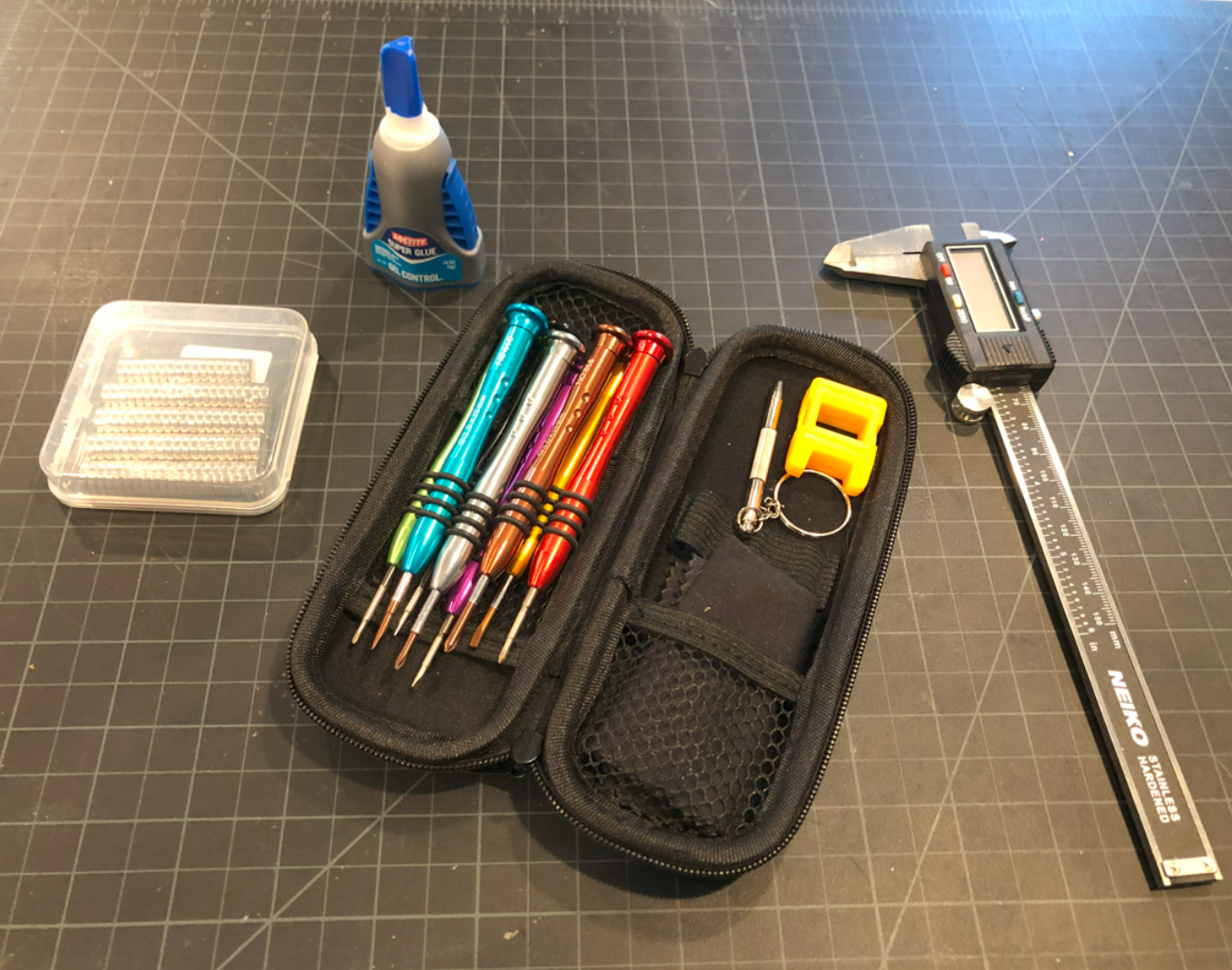 3D Printed Purple Organizer for Precision Screwdrivers -or- P.O.P.S ...