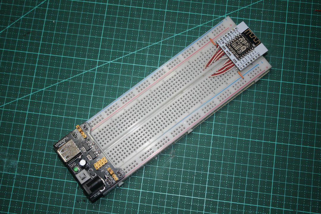 ESP-12F: ESP8266 Module - Minimal Breadboard for Flashing : 11 Steps ...