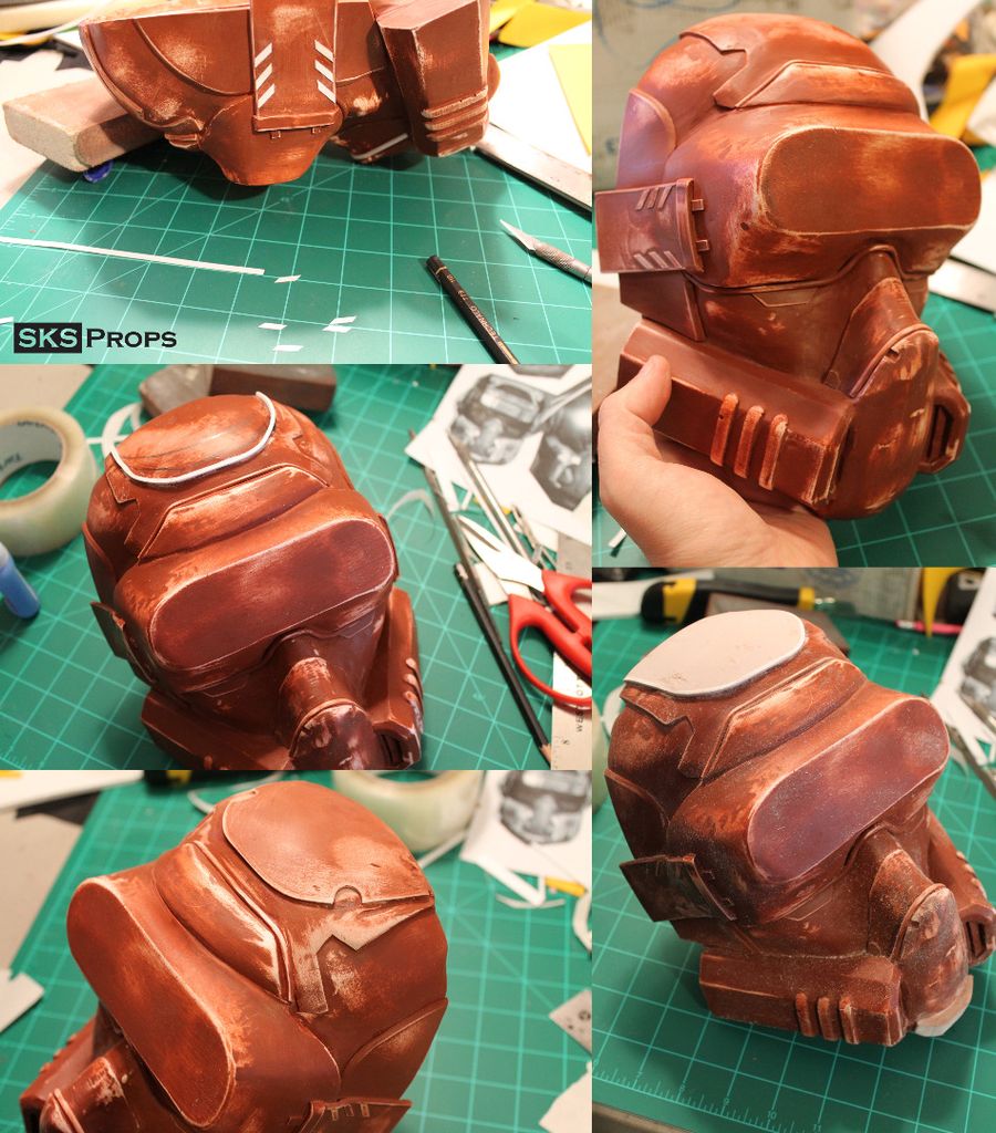 Destiny Hunter Helm Pepakura Destiny: Chroma Vow Warlock Helmet And