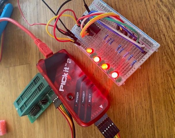 Assembly Language Blinking Lights For A Pic16 6 Steps With Pictures