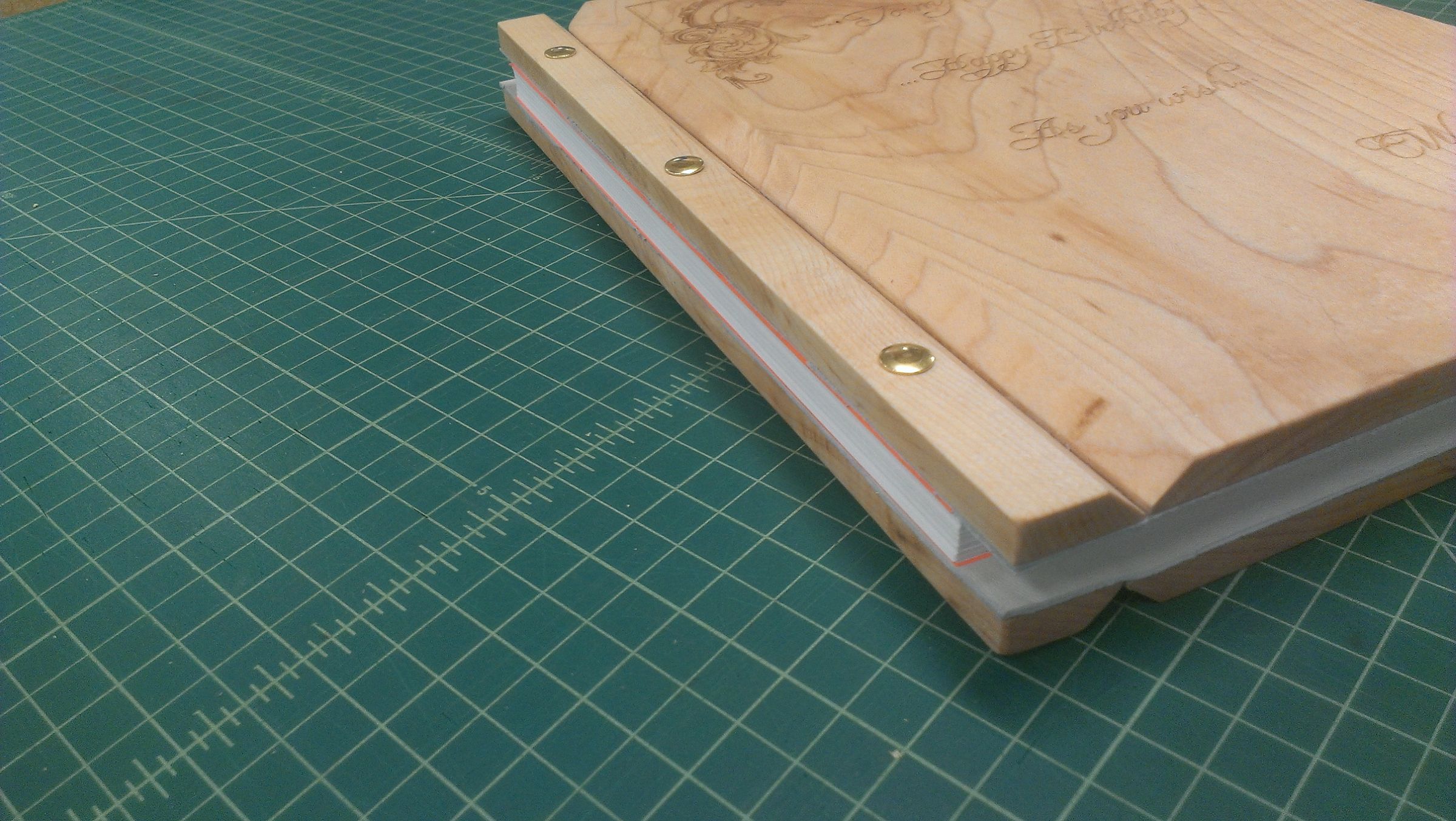 Laser Engraved Wooden Binder Cover : 5 Steps - Instructables