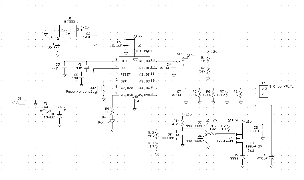 ATTiny84 Based 3A Step-Down LED Driver : 7 Steps (with Pictures ...