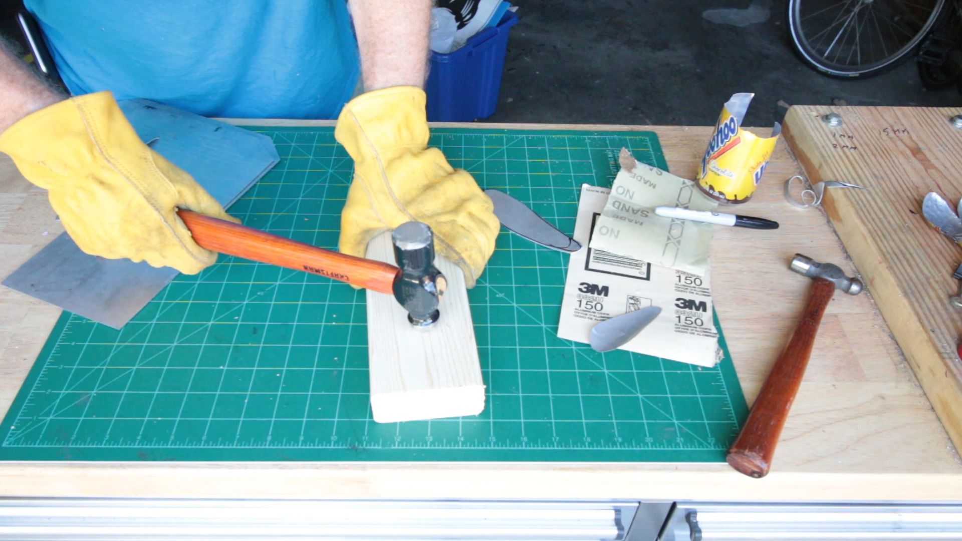 SHAPING SHEET METAL WITH a BALL PEEN HAMMER AND WOOD : 10 Steps (with ...