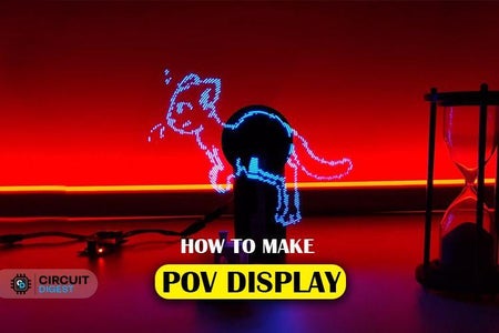 DIY POV Display: Make Your Own With ESP32 : 7 Steps - Instructables