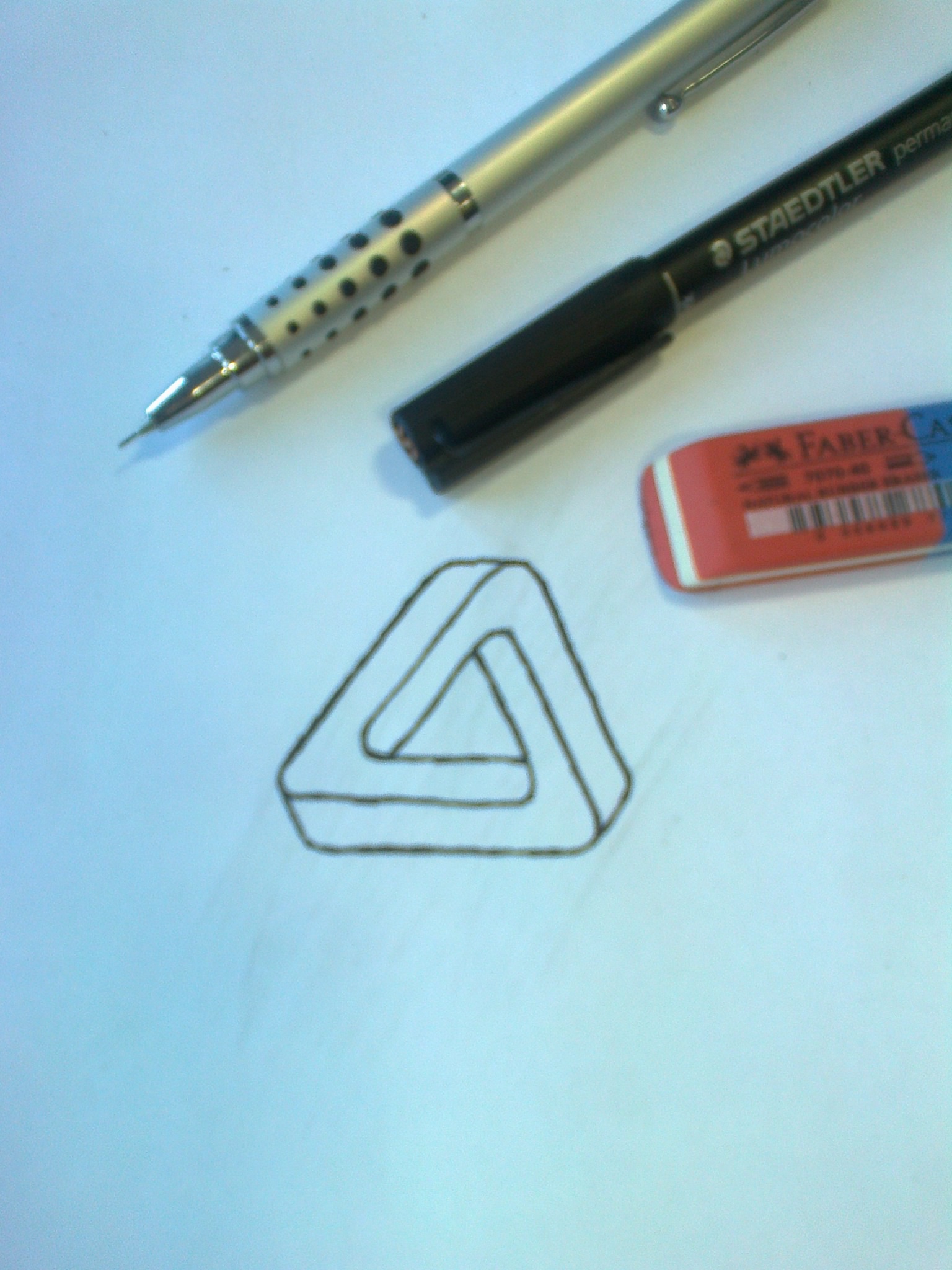 Draw a Penrose Triangle Free-hand : 7 Steps - Instructables