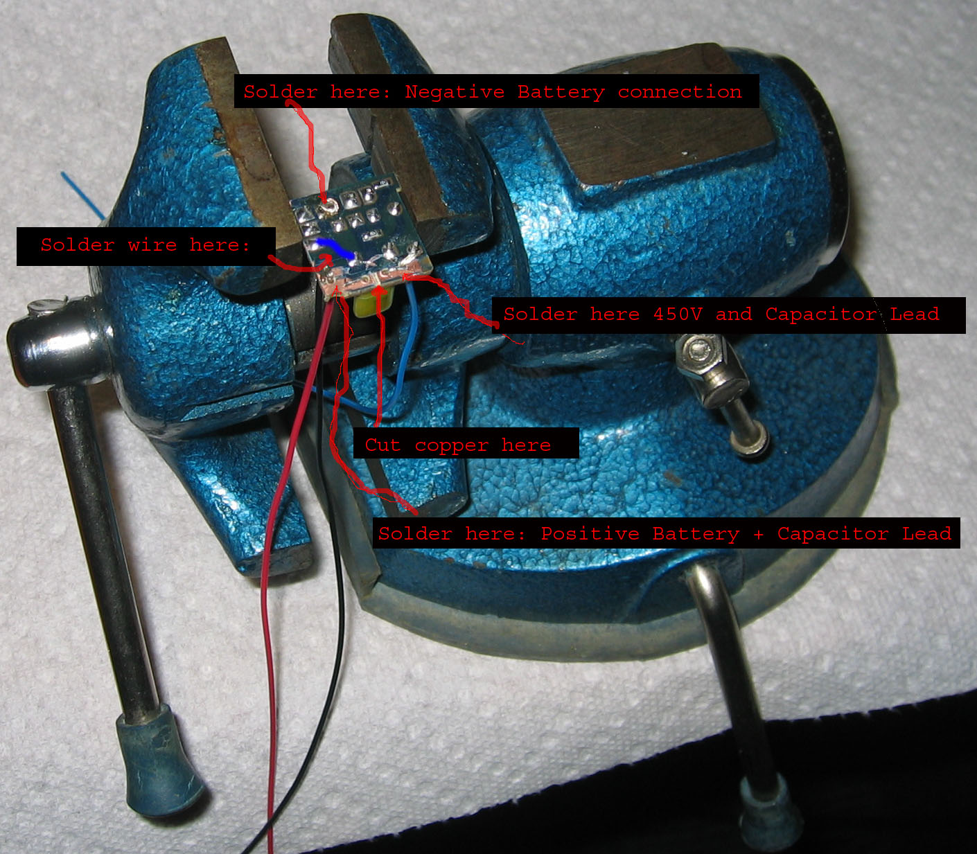 World's Smallest Electronic Shocker W/LED-PCB Mounted : 7 Steps ...