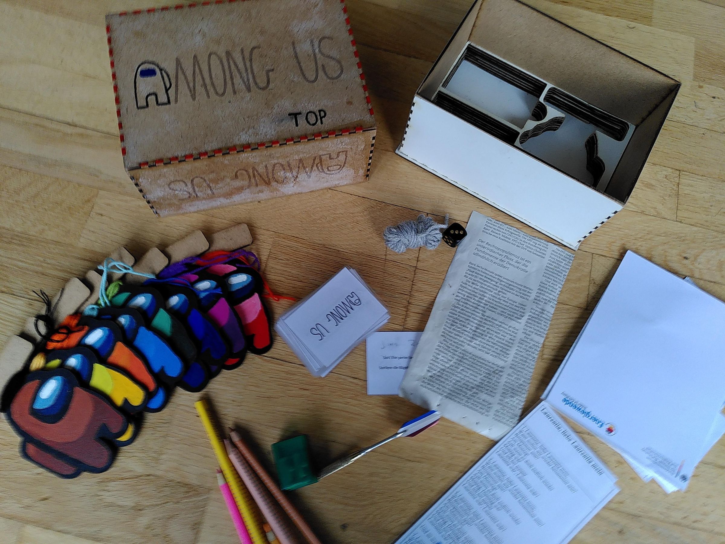 Real Life Among Us Game Set : 5 Steps (with Pictures) - Instructables