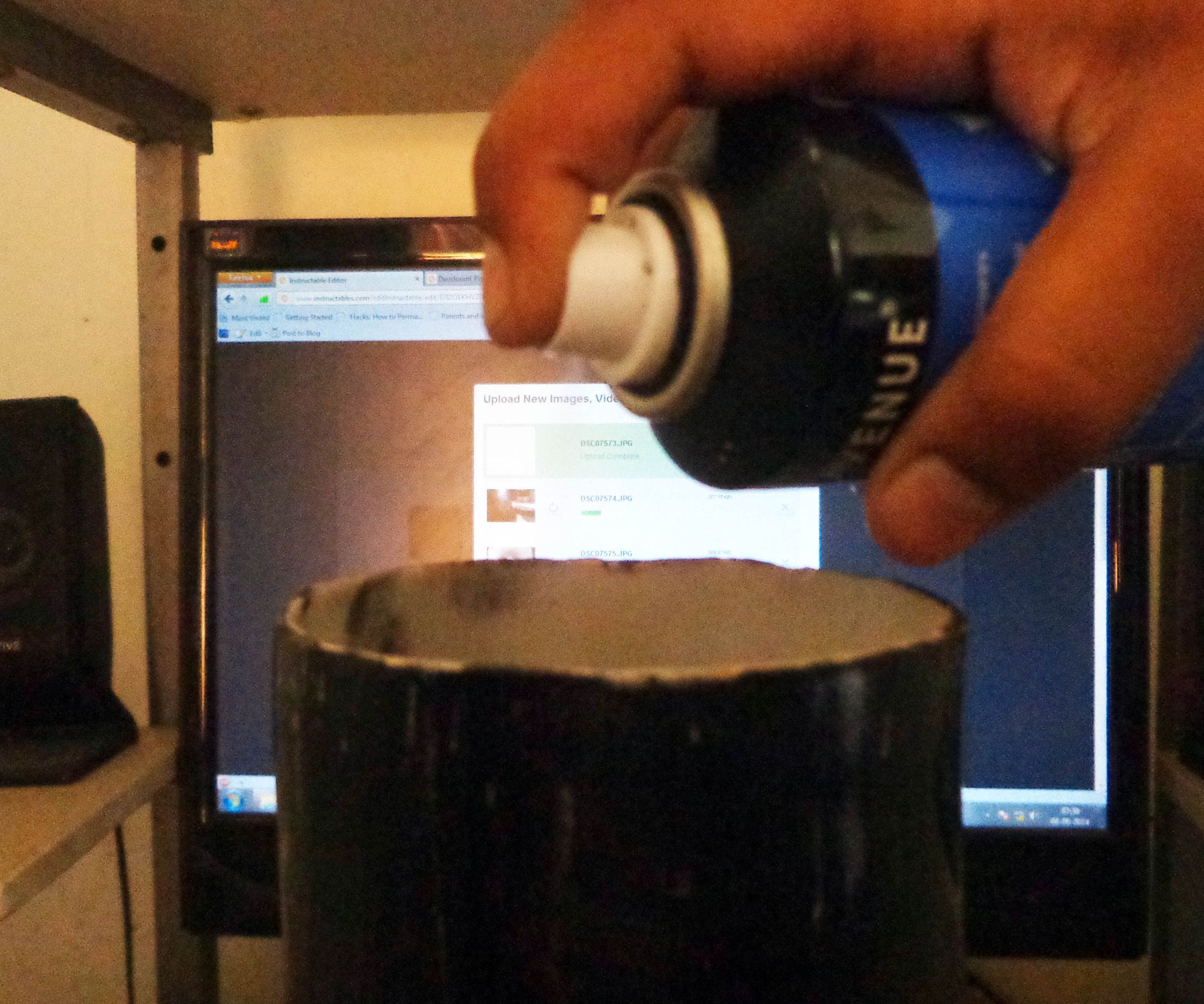 Deodorant Powered Rocket! : 5 Steps - Instructables