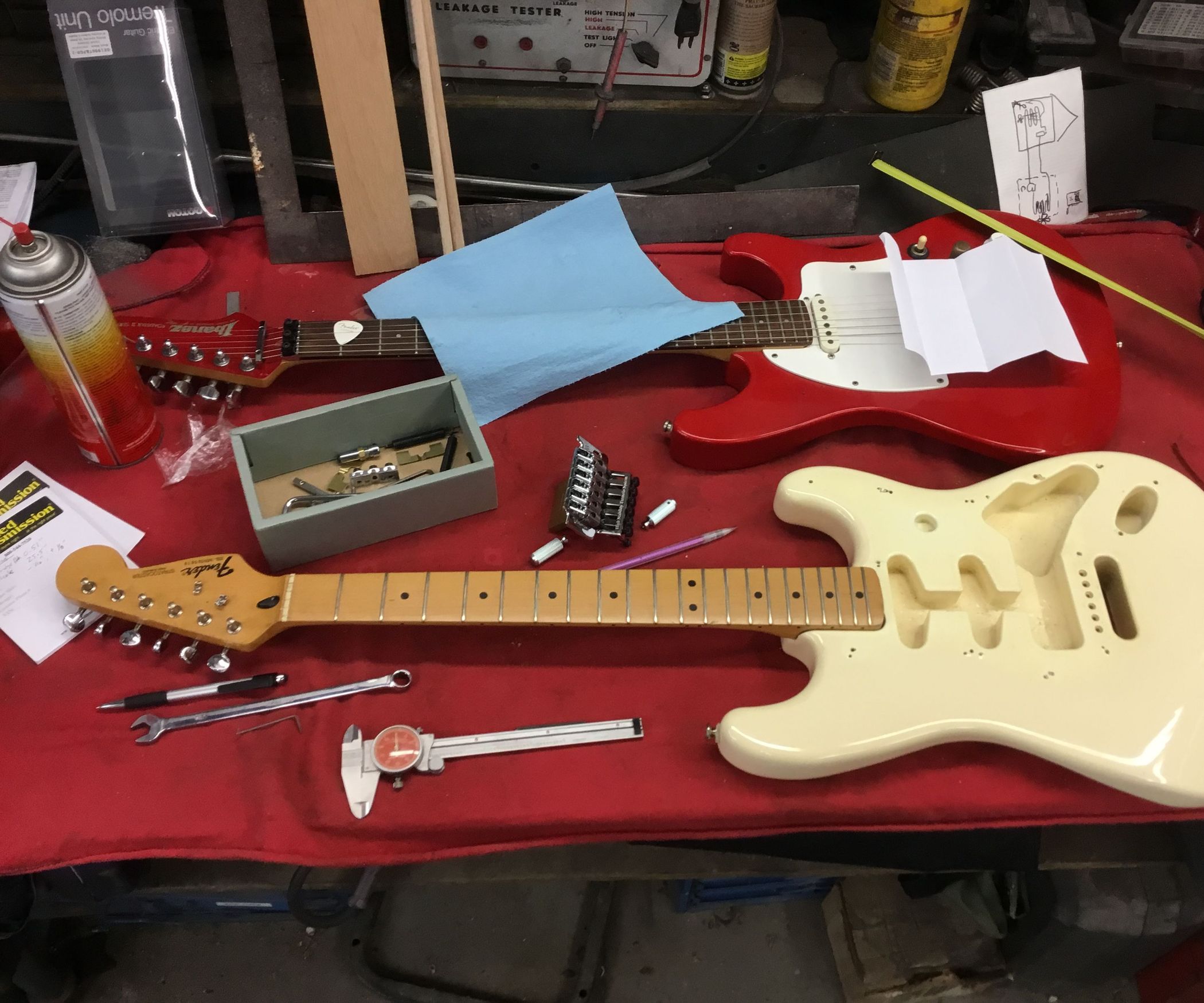 Gotoh Fender Floating Tremolo Install : 32 Steps (with Pictures ...