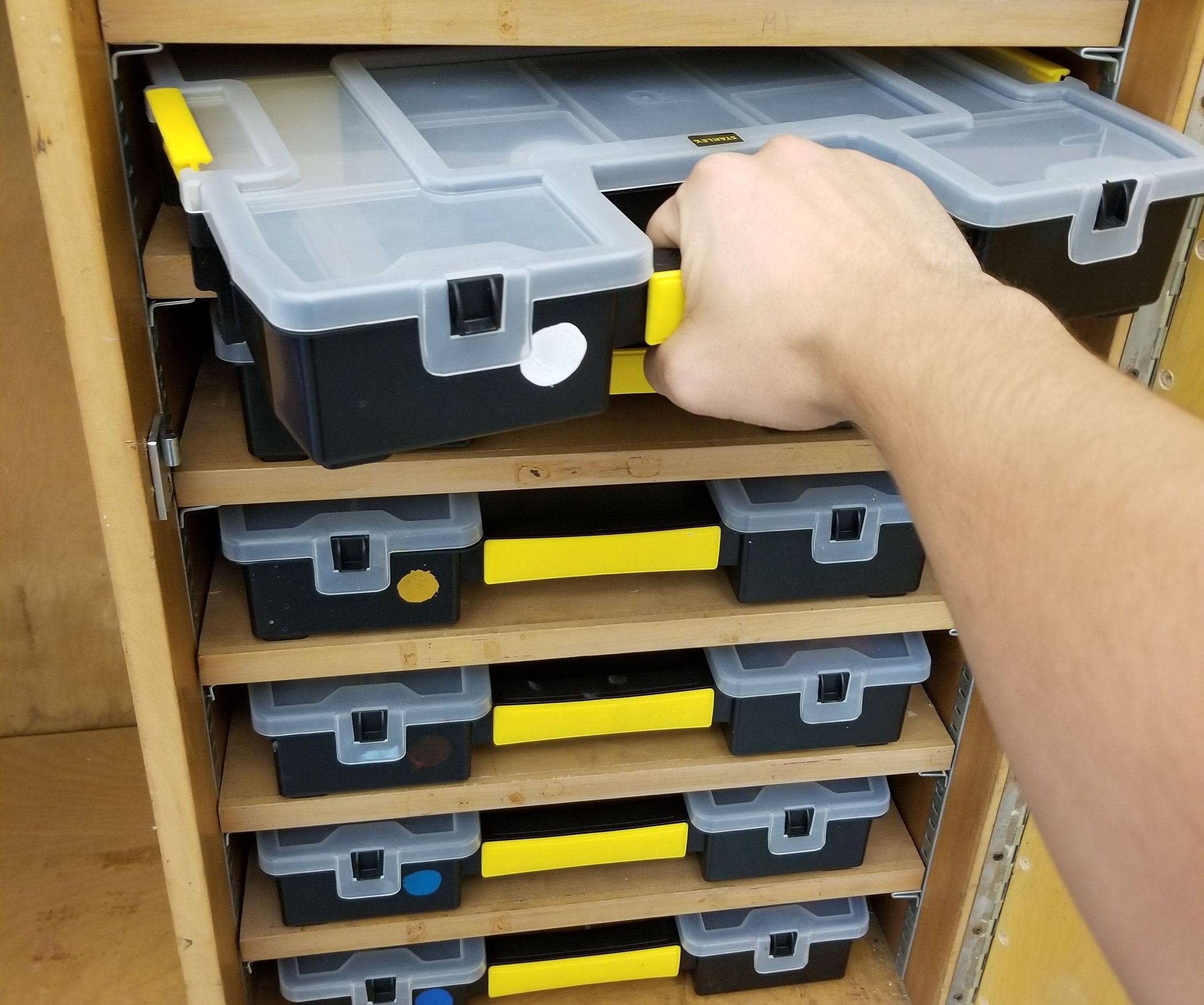 Student Art Supply Storage Solution : 4 Steps (with Pictures ...