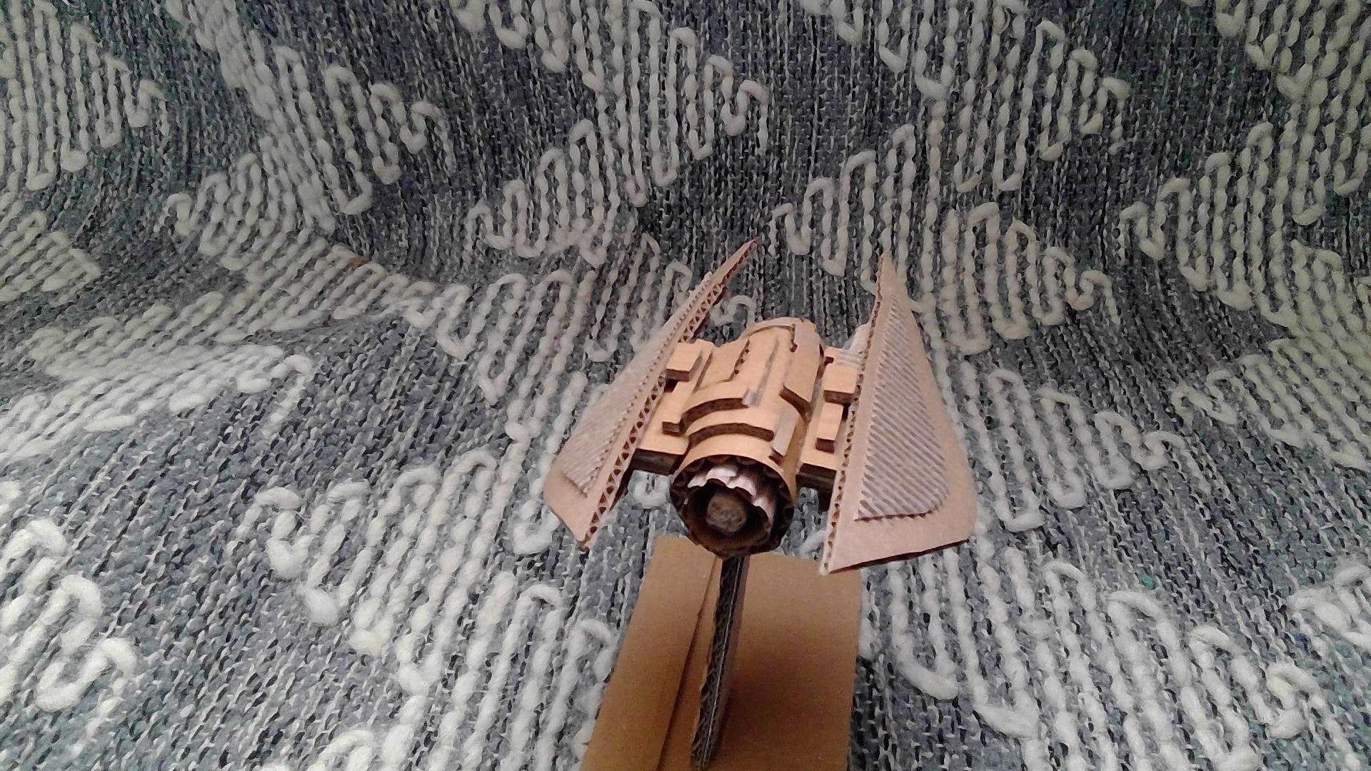 Cardboard Model Star Fighter : 8 Steps - Instructables