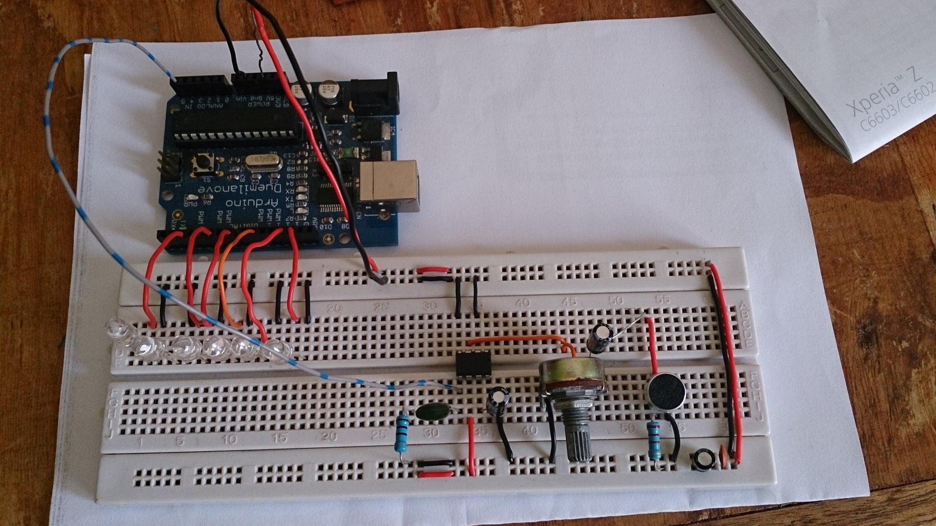 Arduino Vu Meter 5 Steps Instructables