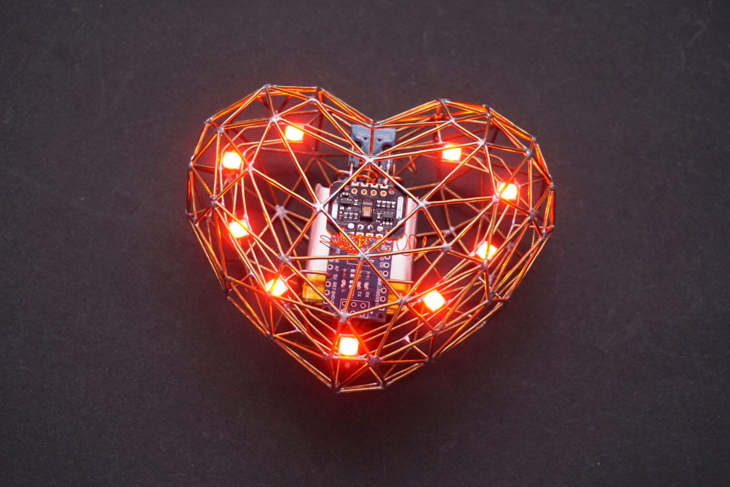 Beating LED Heart : 10 Steps (with Pictures) - Instructables