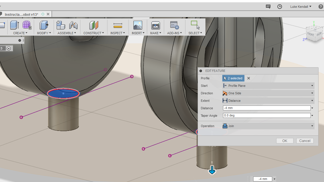 Design and Print the Instructables Robot : 18 Steps (with Pictures ...