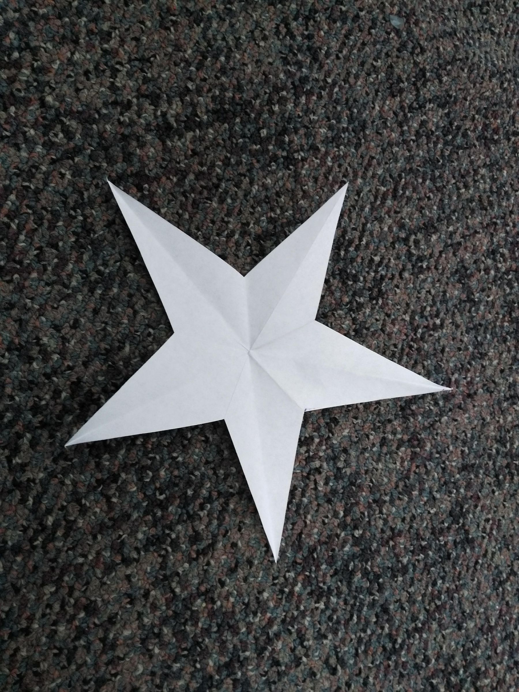 One Cut Origami Star : 7 Steps (with Pictures) - Instructables