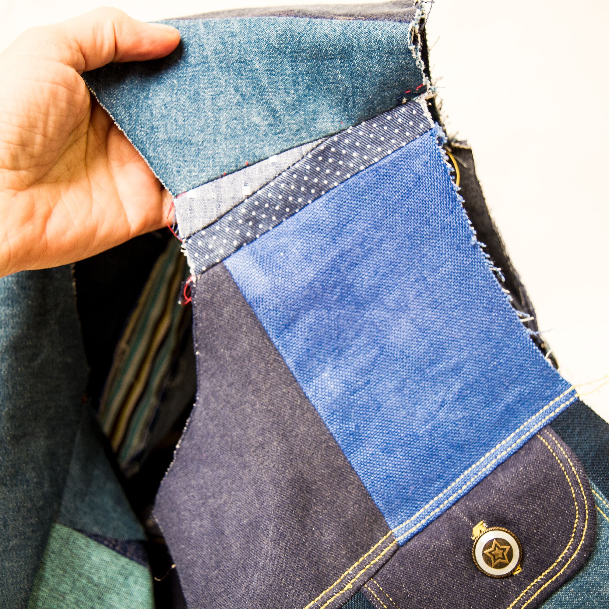 Patchwork Denim Jacket : 17 Steps (with Pictures) - Instructables