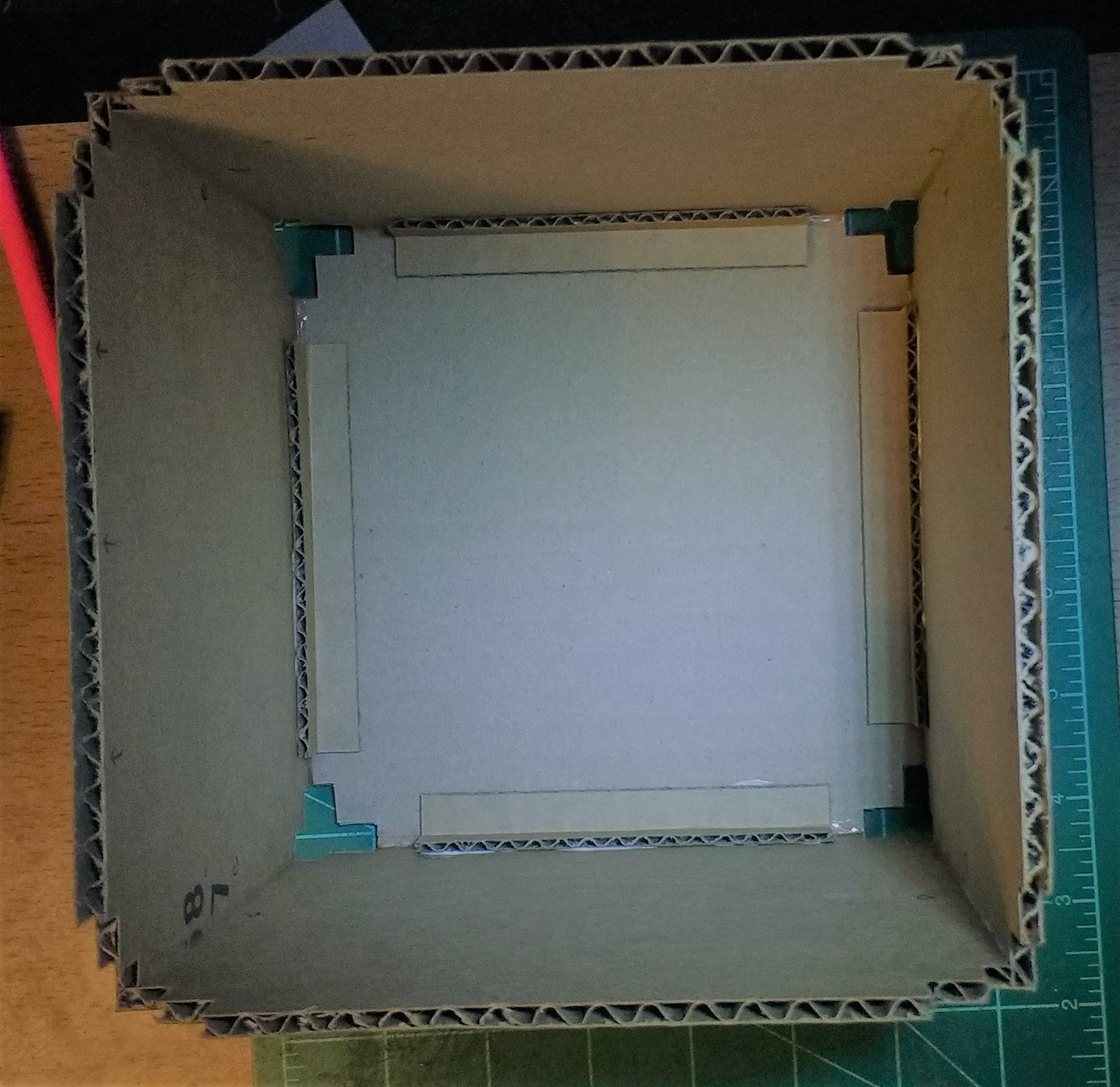 DIY Cardboard Super Mario World Question Mark Block Shelf : 19 Steps ...