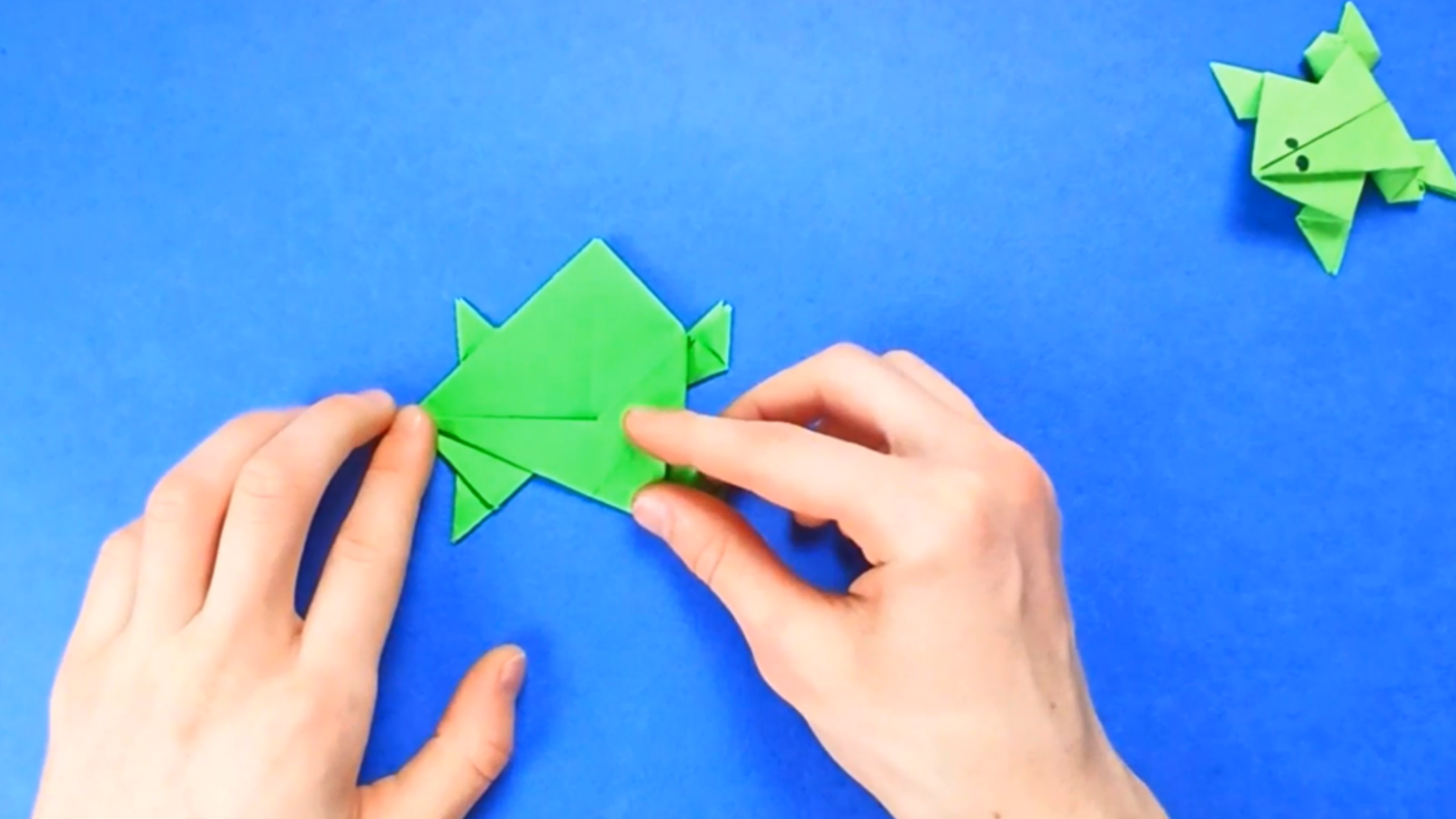 How to Make a Jumping Paper Frog? : 36 Steps (with Pictures ...