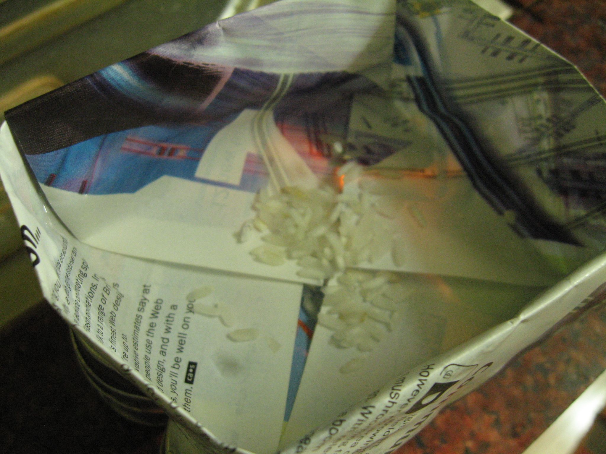 Boil Water or Cook Rice in an Origami Paper Box : 9 Steps (with ...