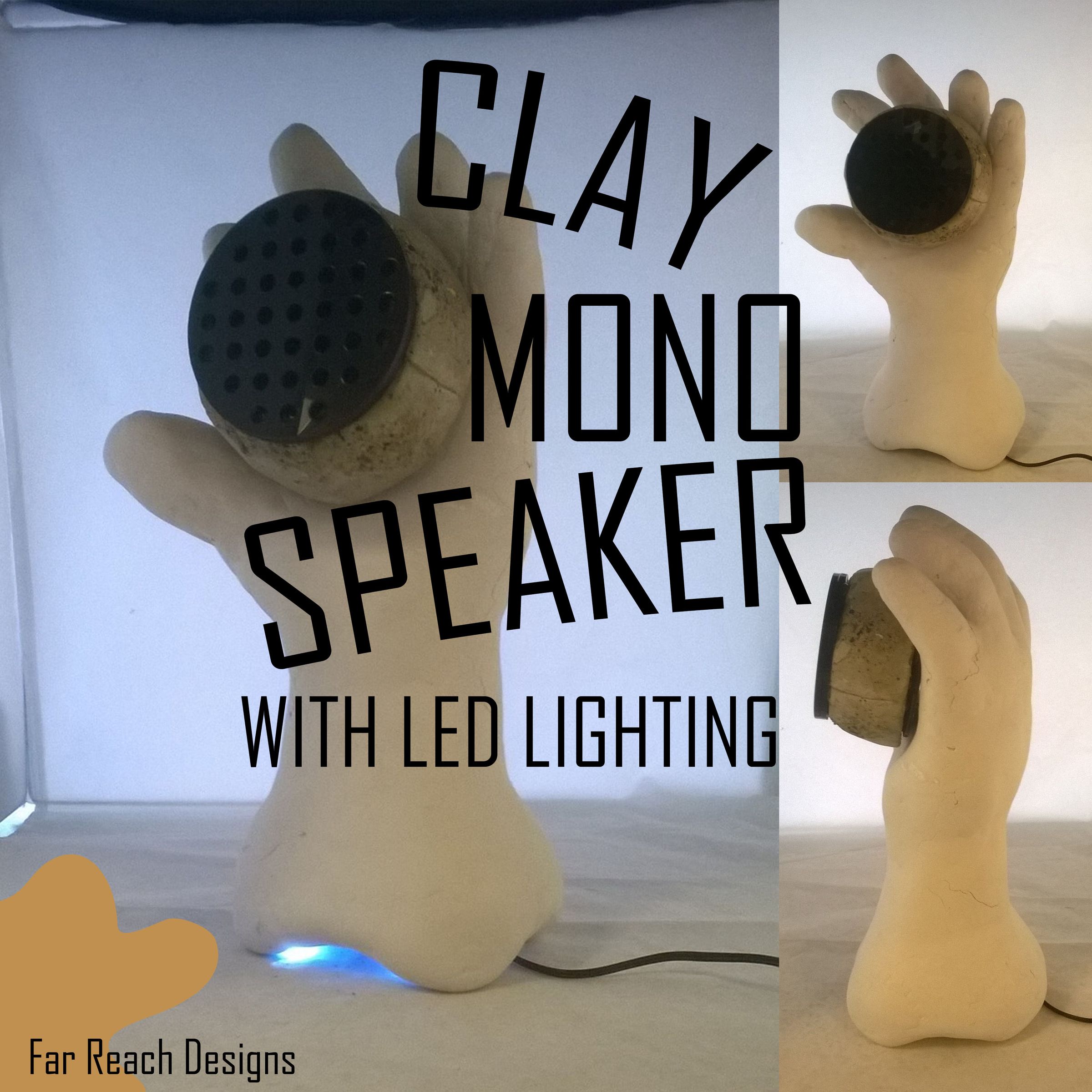 Clay Mono Speaker and LED Light : 8 Steps (with Pictures) - Instructables