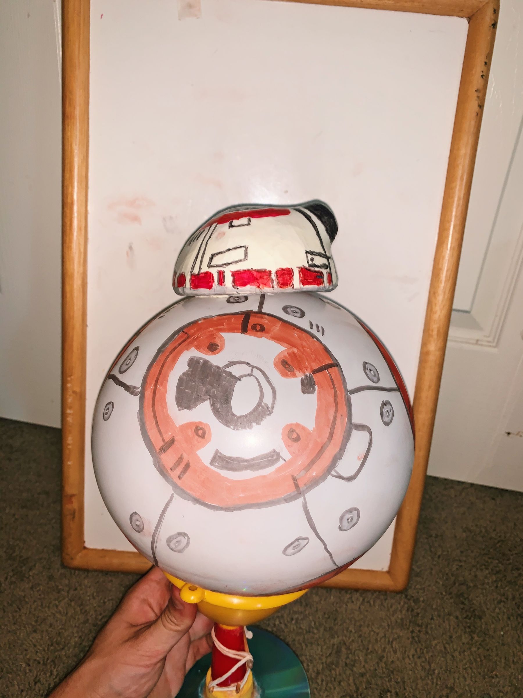 BB8 Star Wars Hover Disc/ Balloon Figure : 7 Steps (with Pictures ...