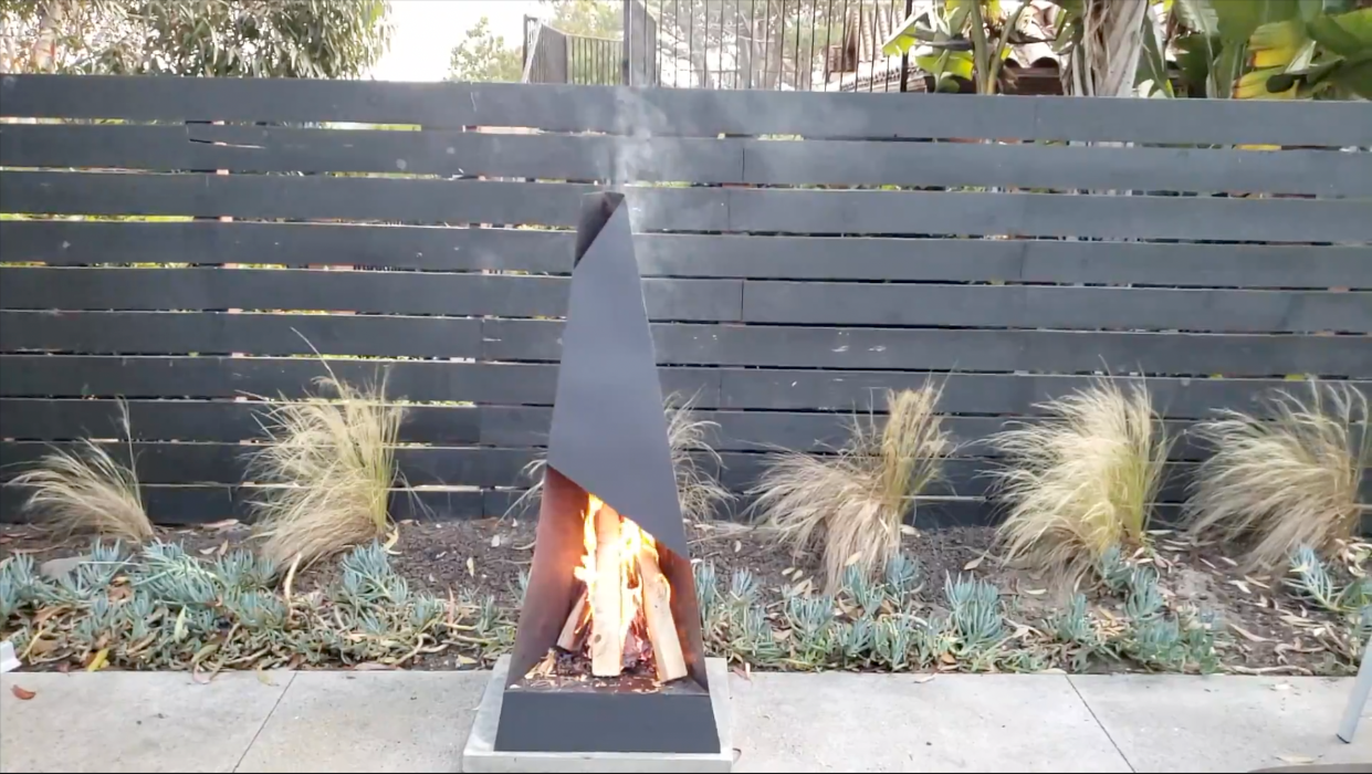 Modern Geometric Steel Chiminea : 9 Steps (with Pictures) - Instructables
