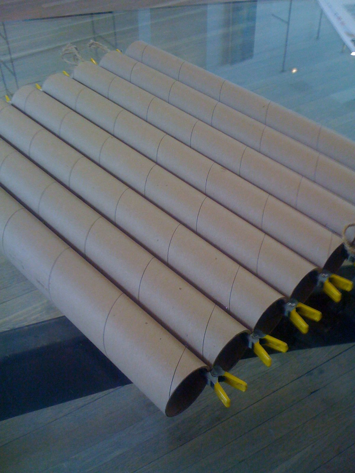 Reclaimed Cardboard Tube DIY Chandelier : 6 Steps (with Pictures ...