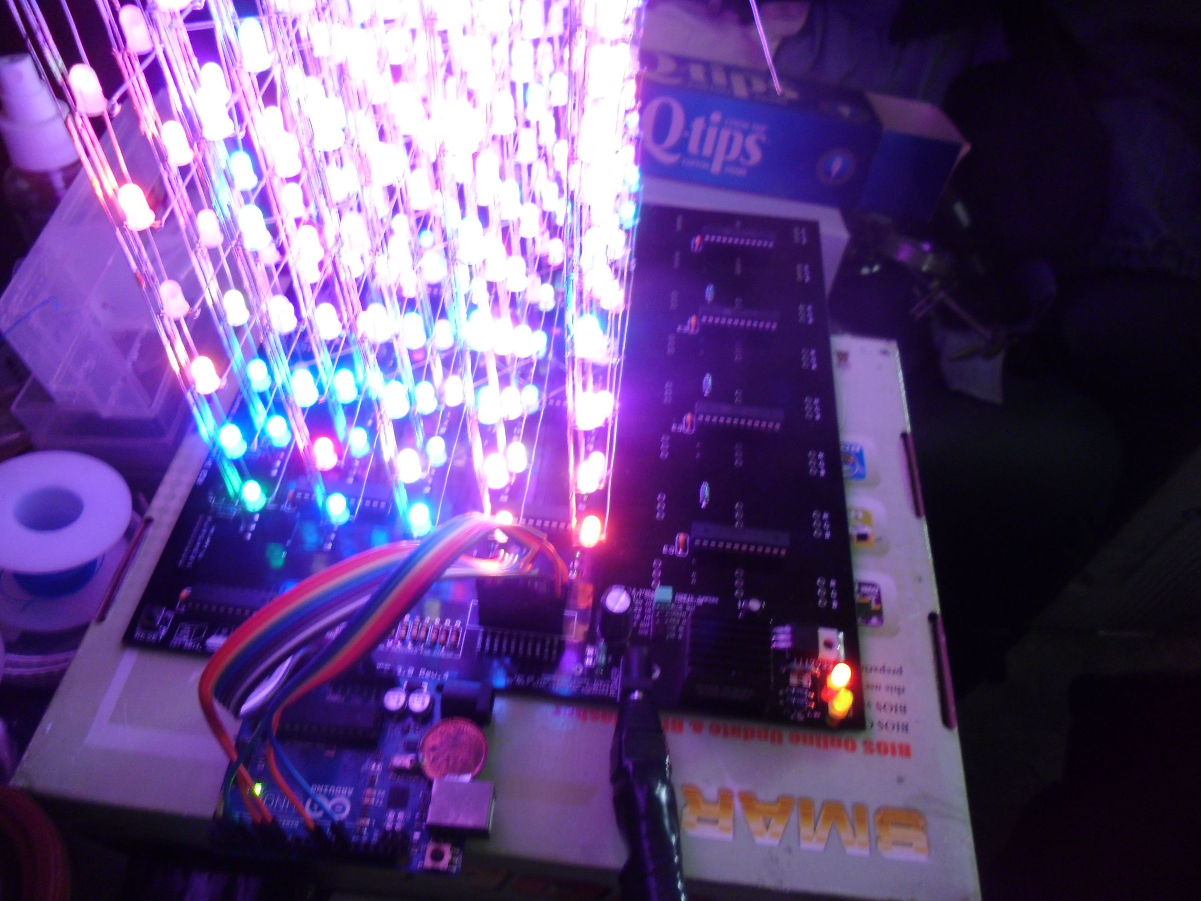 8X8X8 3D RGB LED Cube : 18 Steps (with Pictures) - Instructables