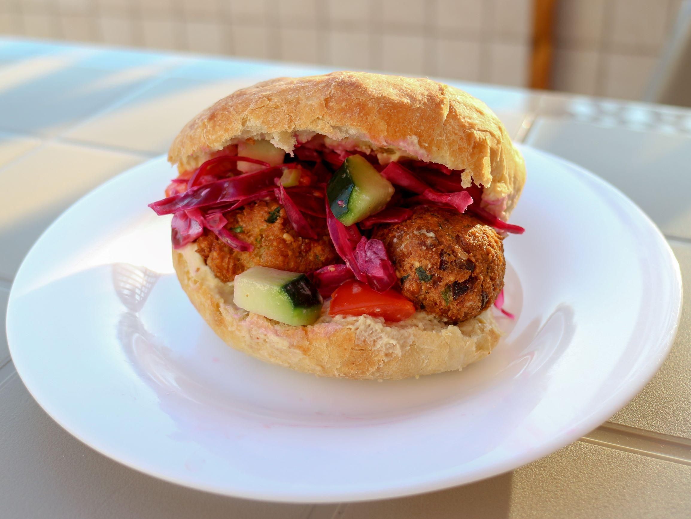 Homemade Falafel in Fresh Pita Bread : 8 Steps (with Pictures ...