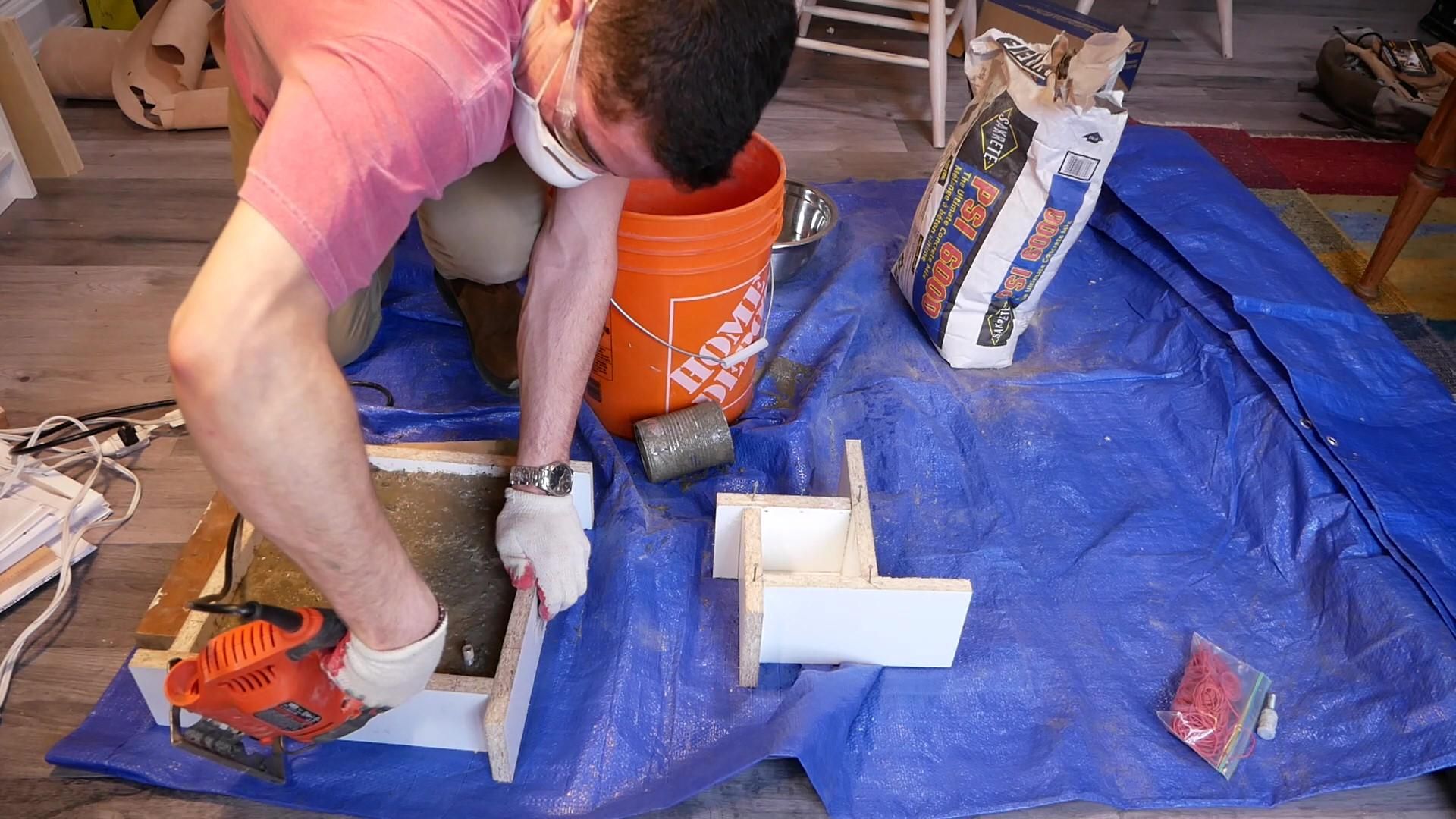 Concrete & Wood Counterweighted Mic Stand : 12 Steps (with Pictures ...