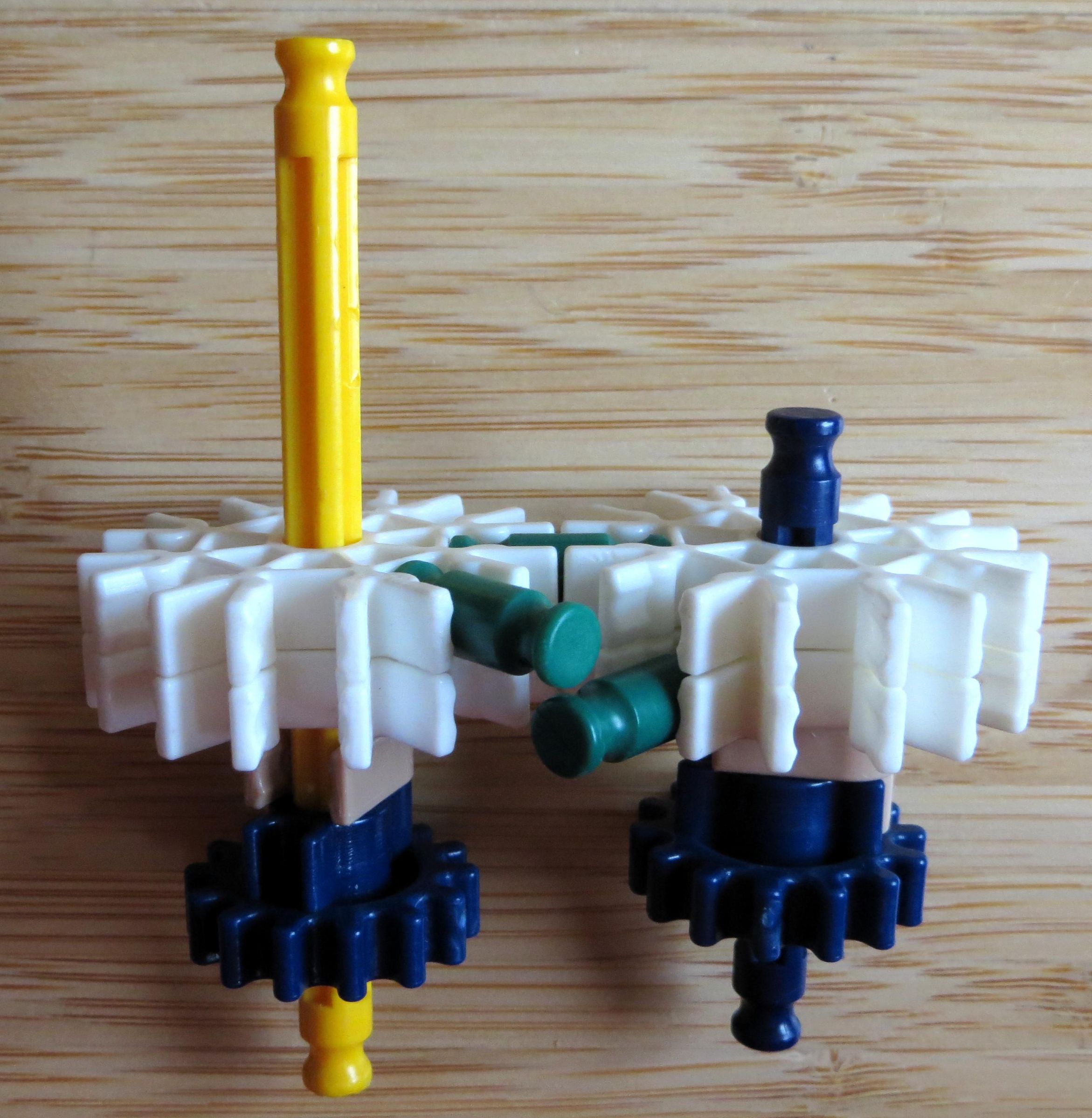 Knex Three Small Gear Connection : 7 Steps - Instructables