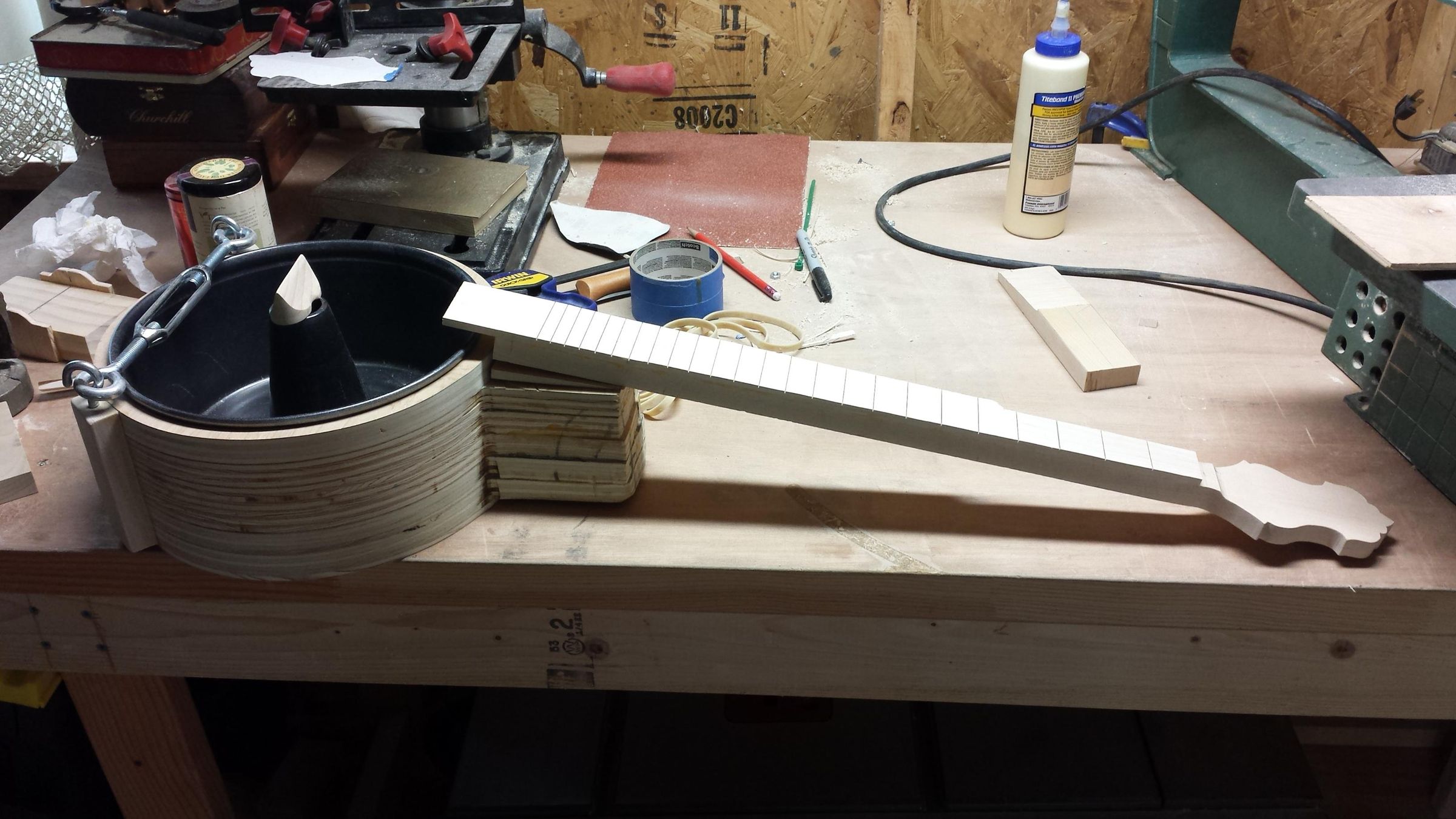 Plywood Bundt Pan Banjo (Bundt-Jo) : 10 Steps (with Pictures ...