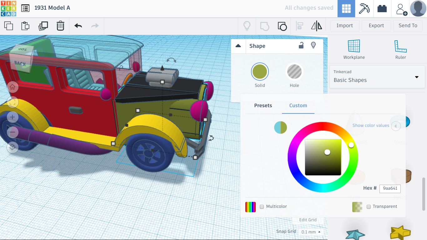 How to Make a Model a and Scene Using Tinkercad : 33 Steps (with ...