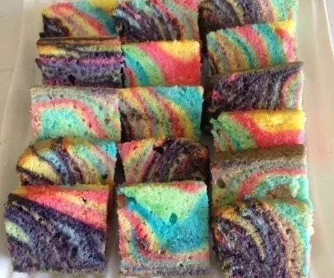 Rainbow Zebra Cake : 3 Steps (with Pictures) - Instructables