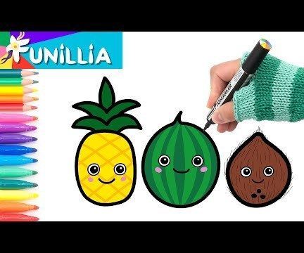 How to Draw Cute Tropical Fruits : 7 Steps (with Pictures) - Instructables