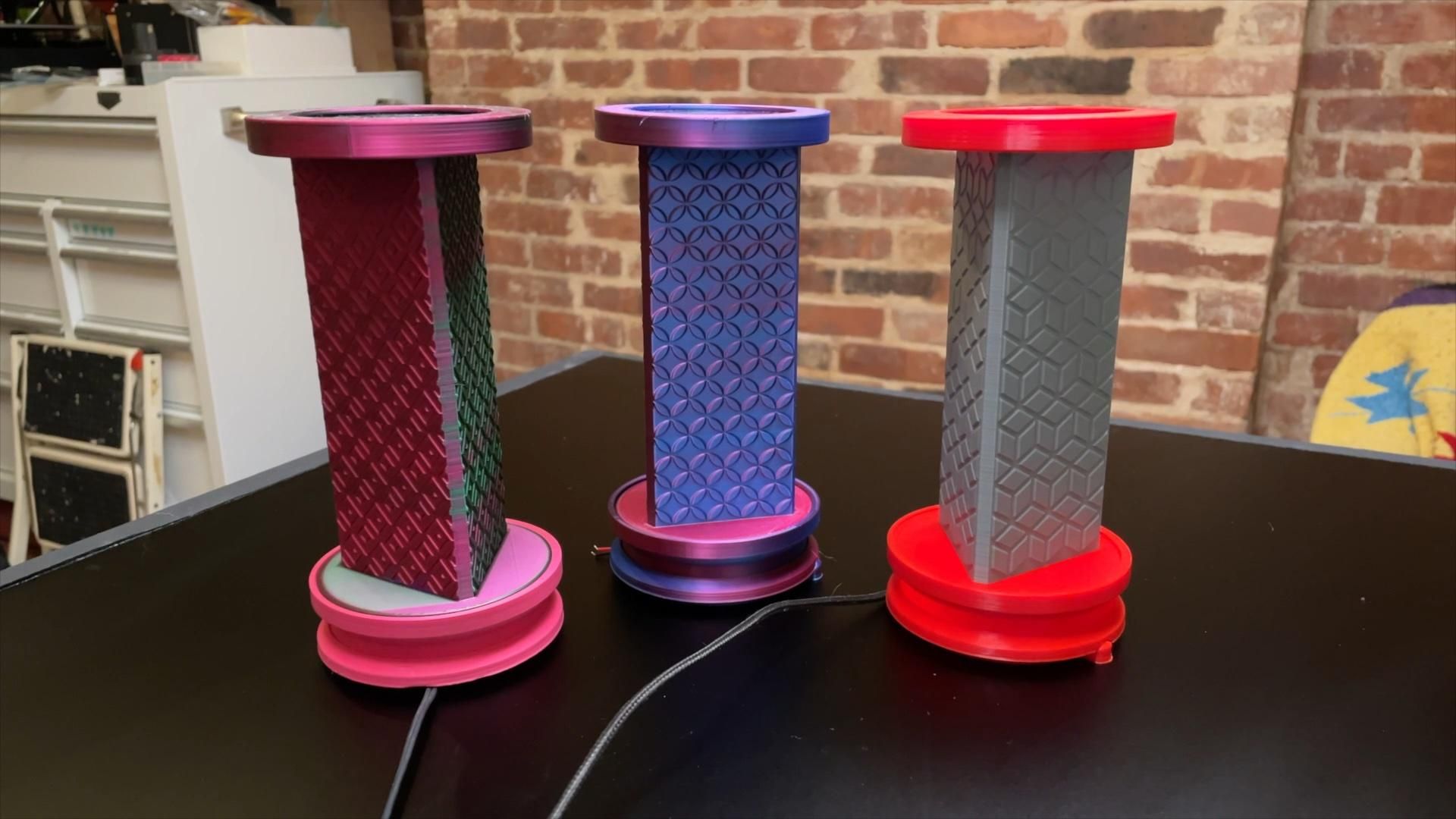 3D Printed Light-Up Kaleidoscope With Wireless LEDs : 8 Steps (with ...