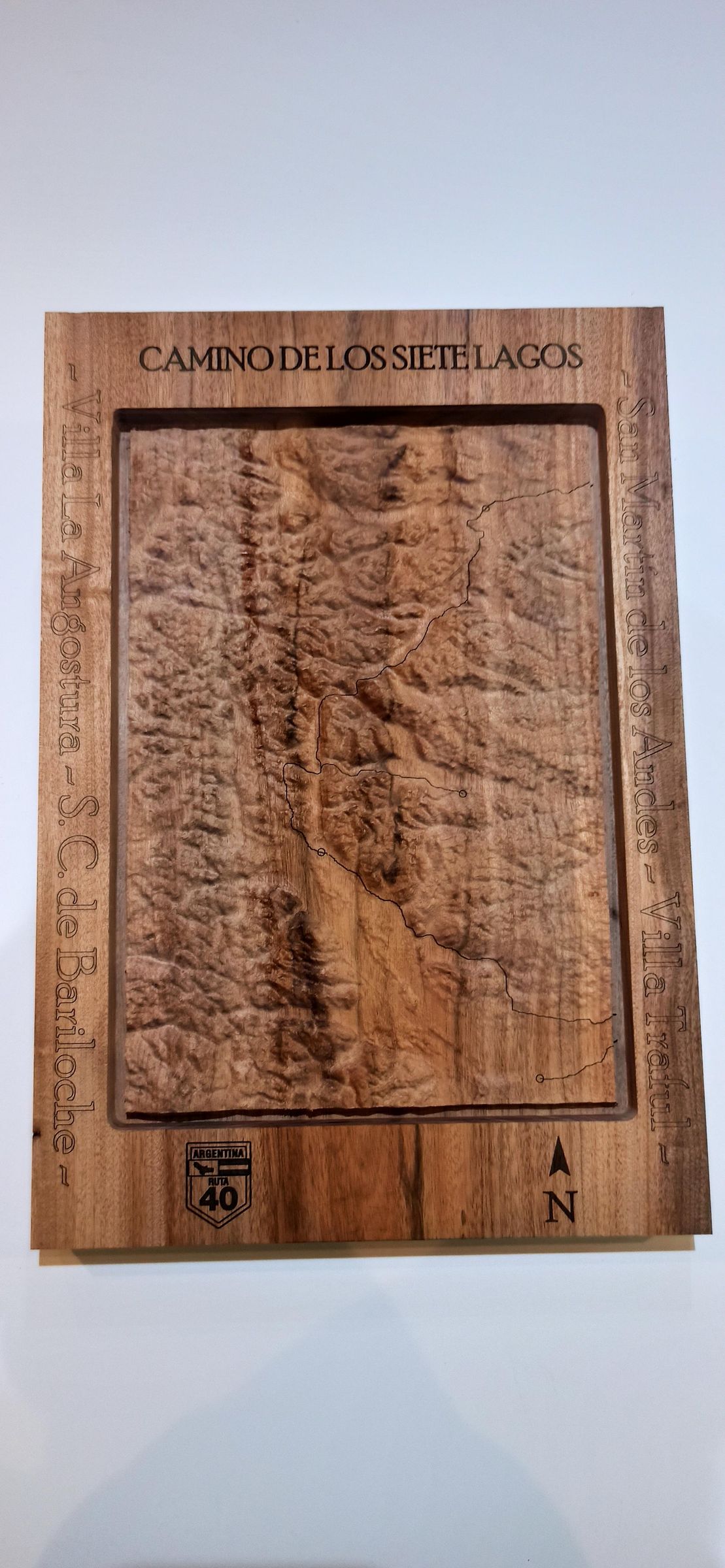 CNC Carved and Laser Engraved Topographic Map : 8 Steps (with Pictures ...