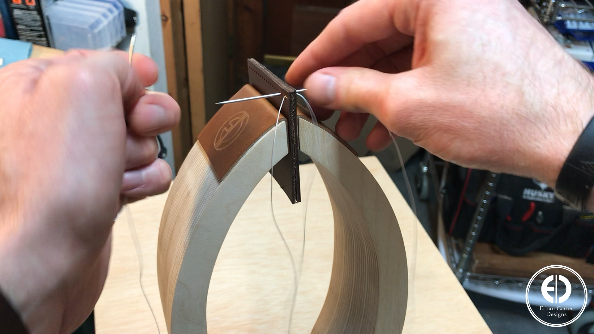 Leather Stitching: How-To Three Ways : 4 Steps (with Pictures ...