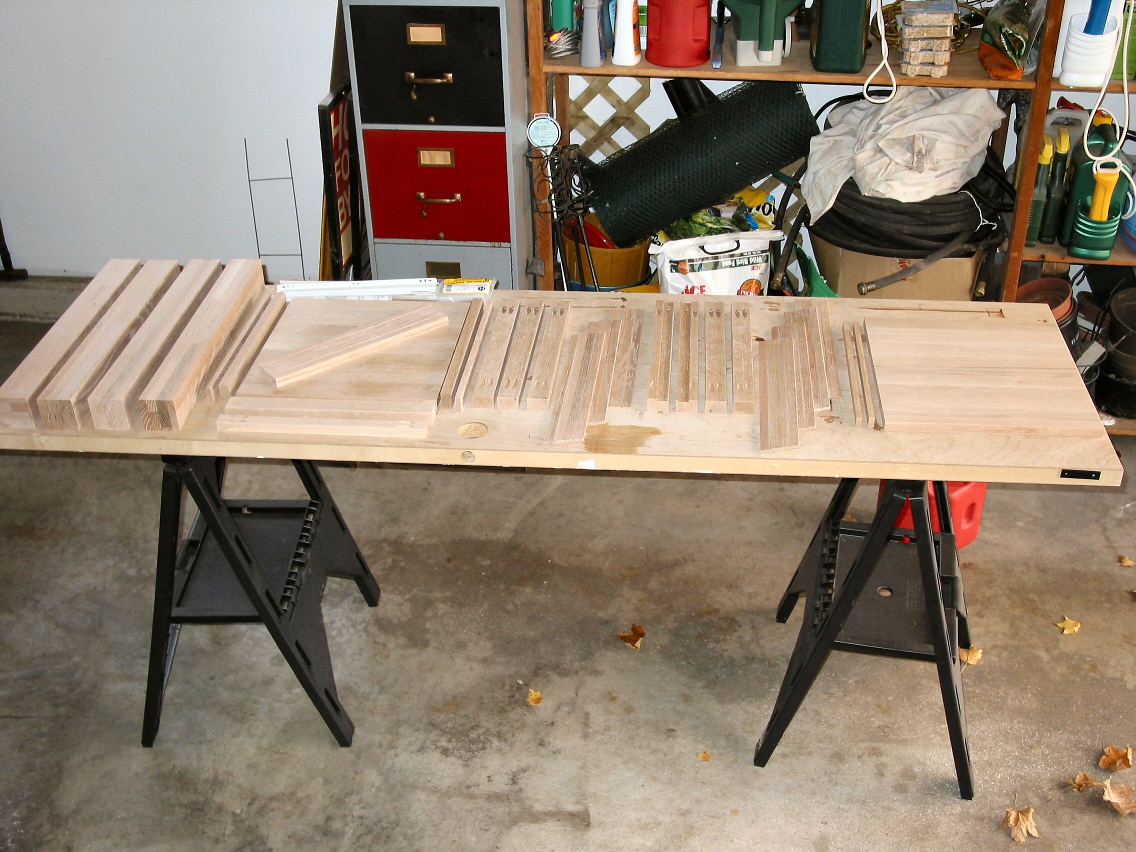 Oak & Glass Display Top End Table : 13 Steps (with Pictures ...