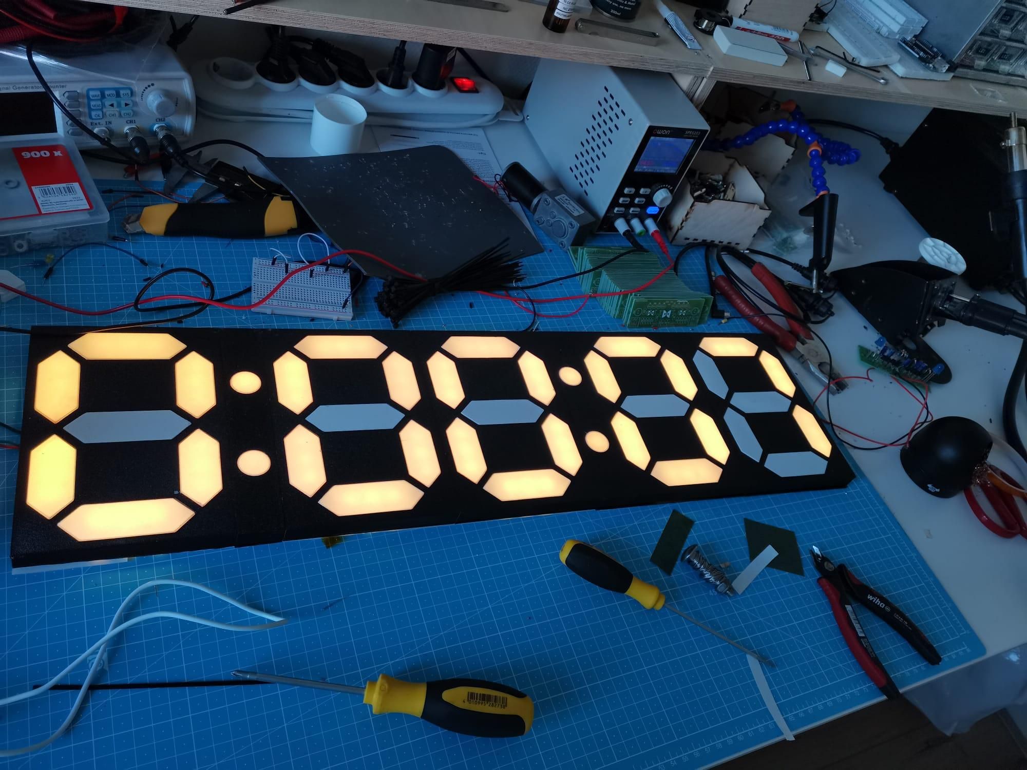 ESP32 Based TalkTimer for Conferences With Large 7-segment Displays and Web-interface : 5 Steps ...