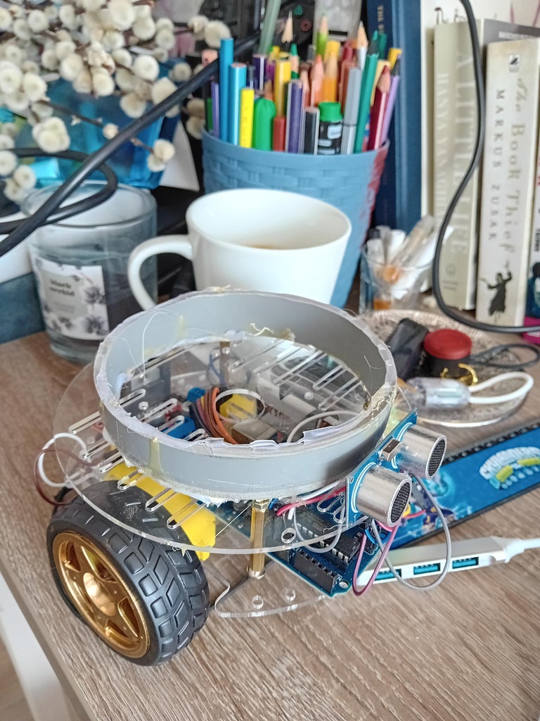Making A Custom Cat Toy Using Arduino Uno And A Metal Bowl 6 Steps With Pictures Instructables