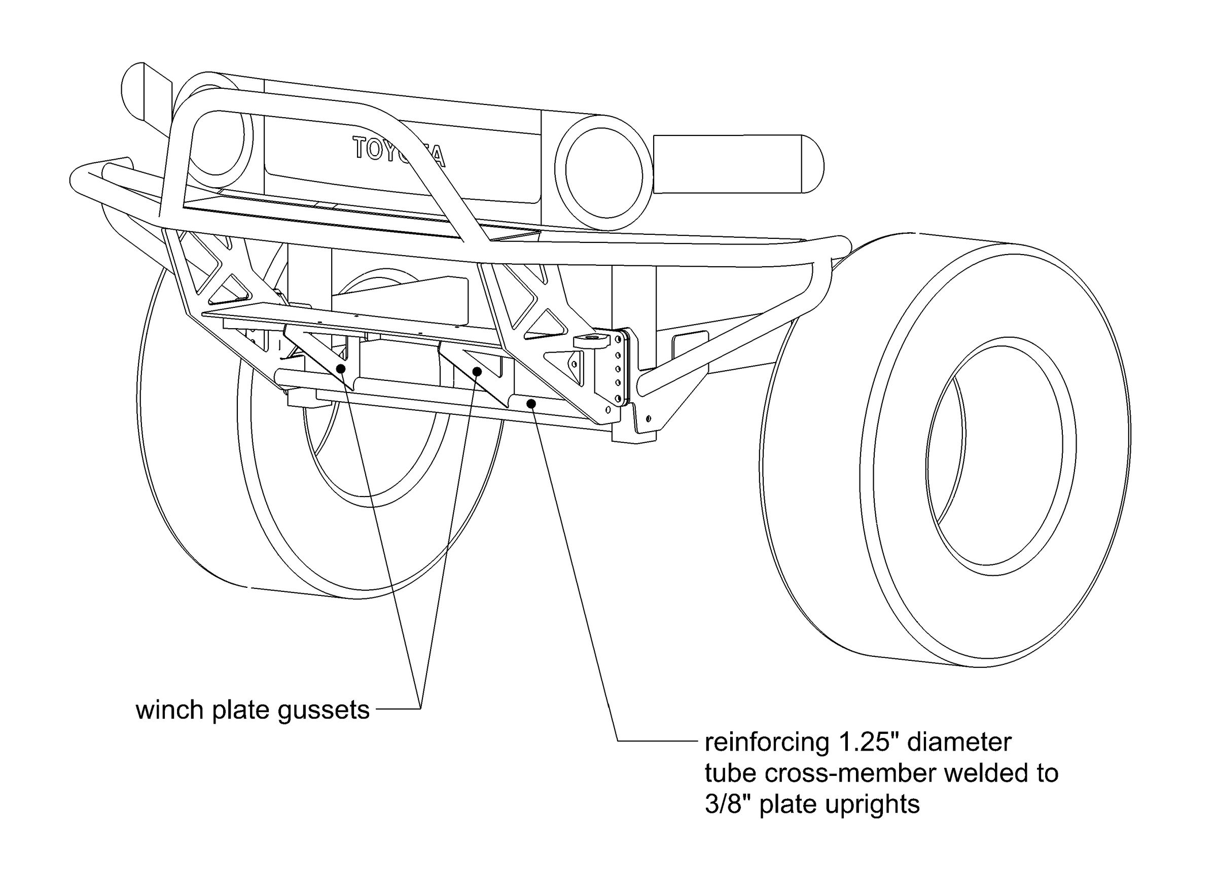 Custom Steel Bumper for Off-road Truck : 13 Steps (with Pictures ...